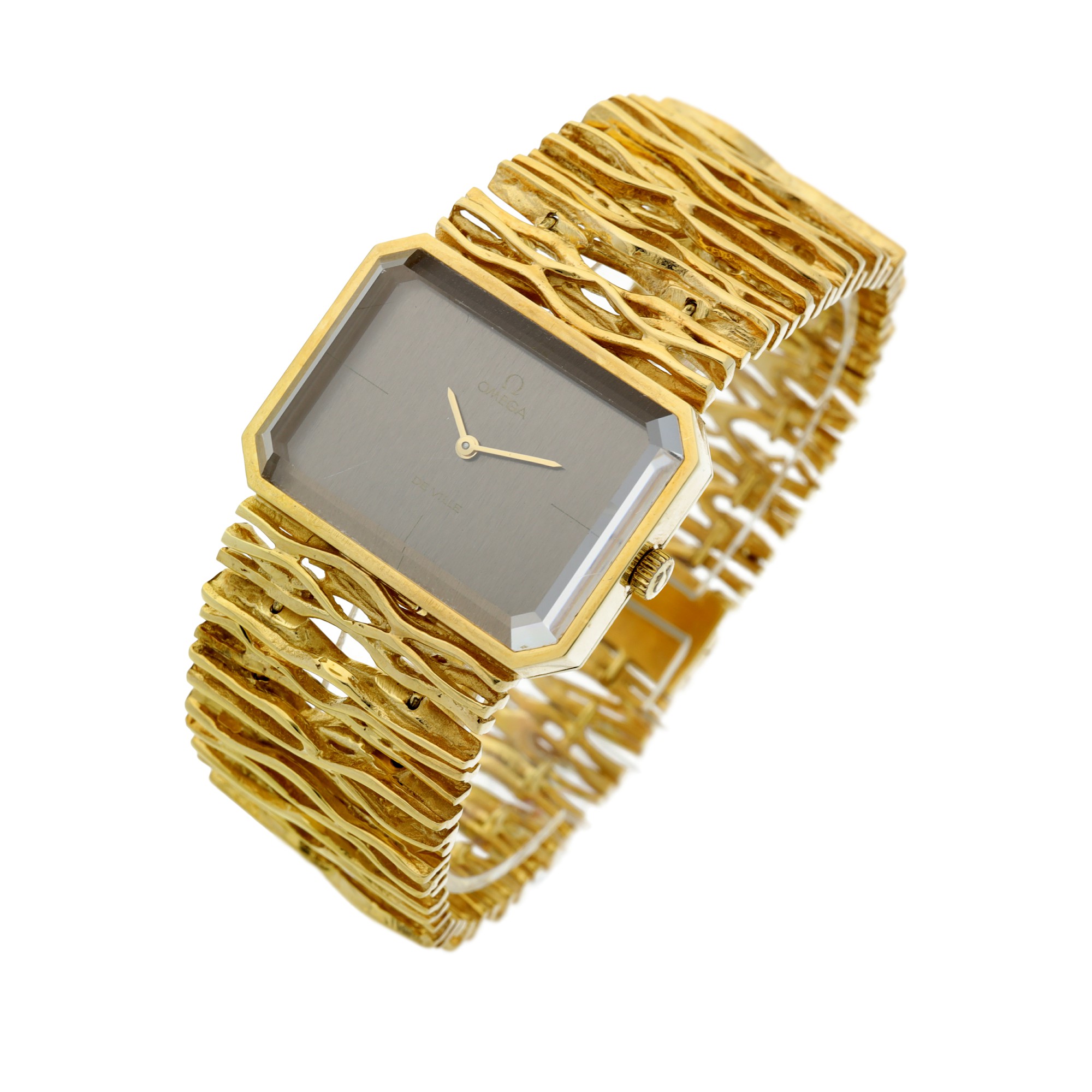 Reference 8272 De Ville Designed by Gilbert Albert: A yellow gold ...