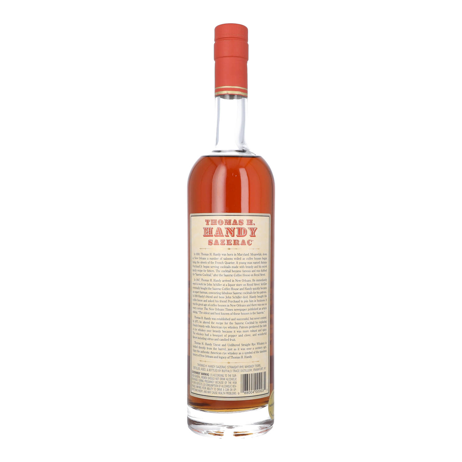 Thomas H. Handy Rye 2010 Release 126.9 proof NV (1 BT75) | Whisky ...