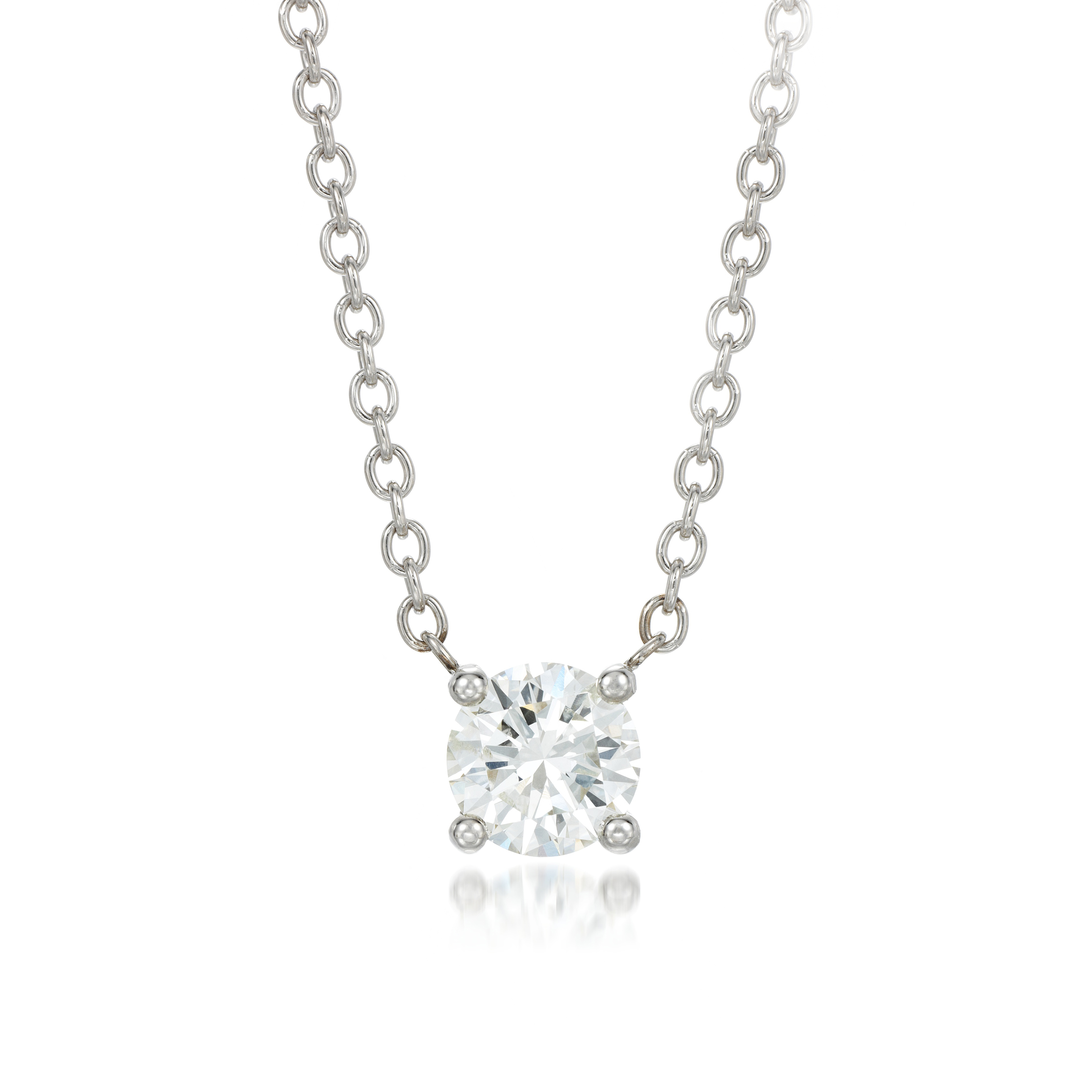 Platinum And Diamond Pendant Necklace Available For Immediate Sale At ...