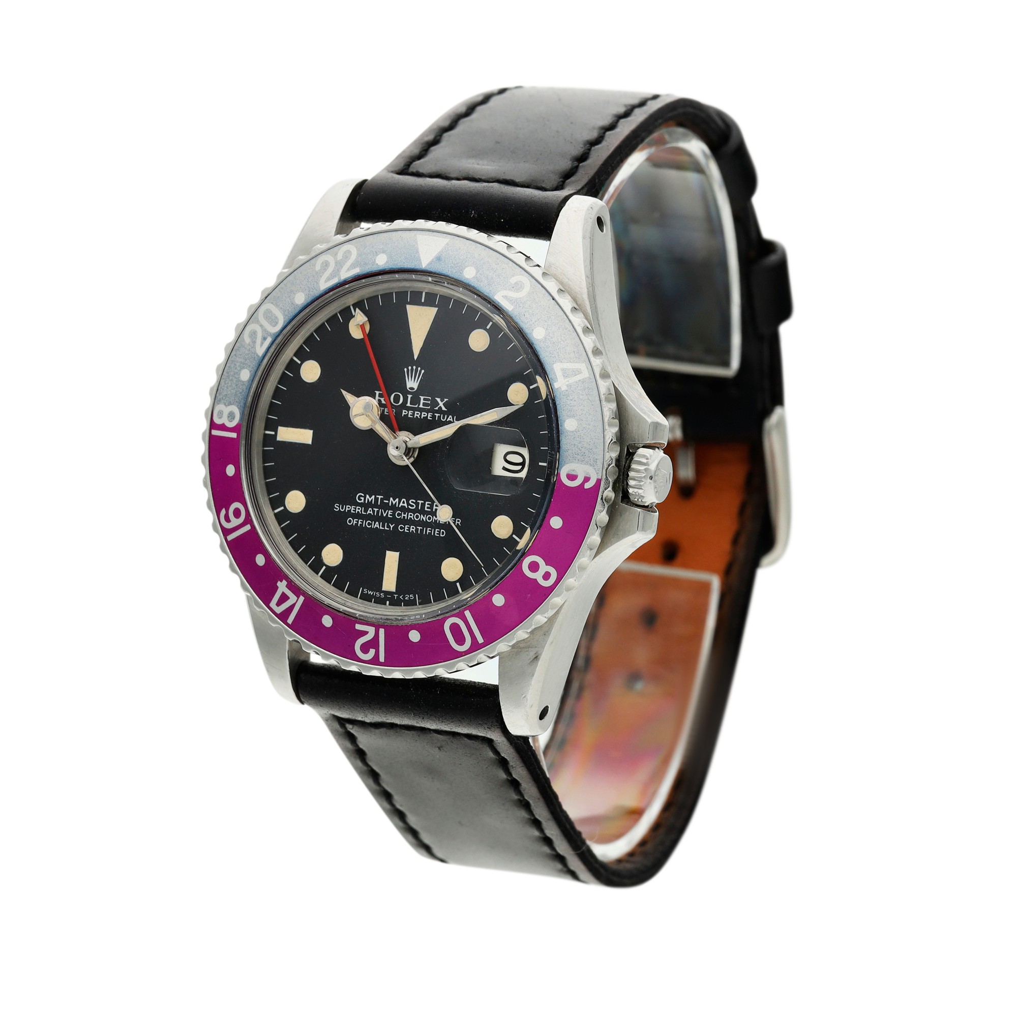 Reference 1675 GMT-Master 'Fuchsia', A stainless steel automatic dual ...