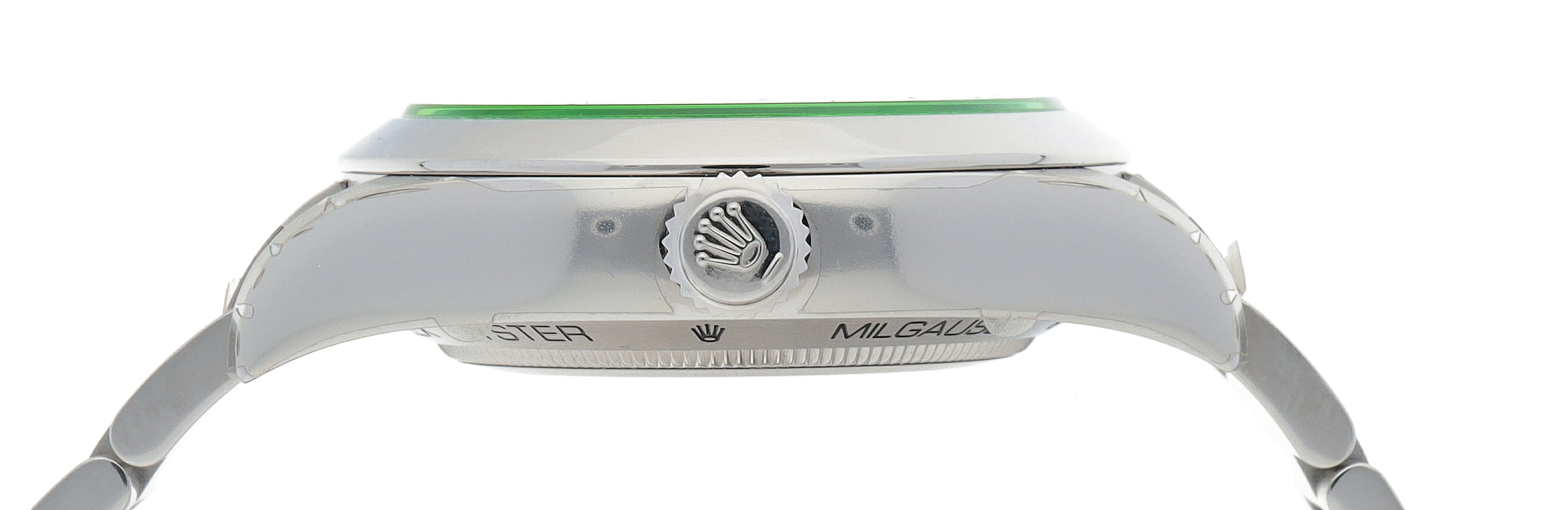 Milgauss, Ref. 116400GV Stainless steel antimagnetic wristwatch with ...