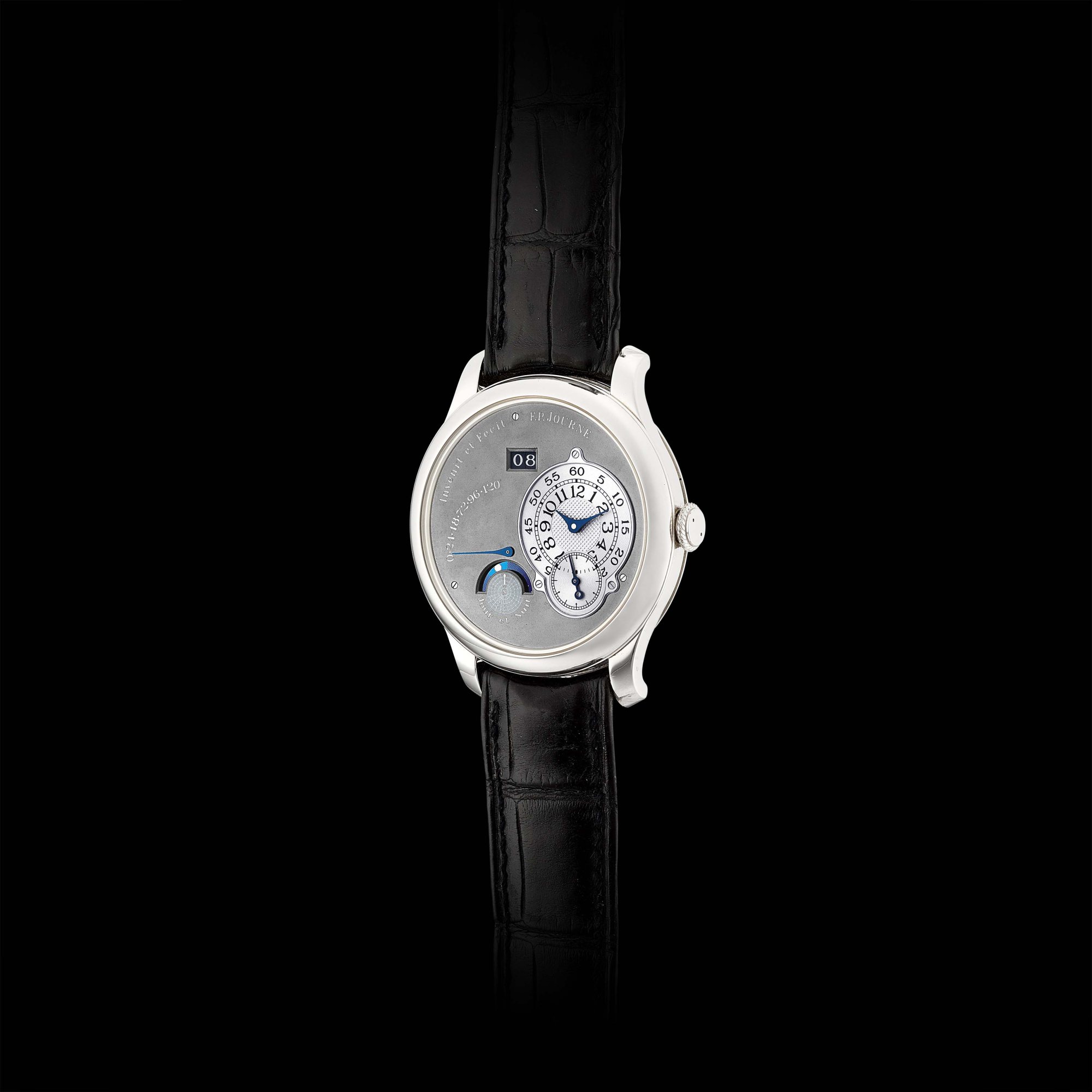 Octa | Jour et Nuit Ruthenium A limited edition platinum wristwatch ...