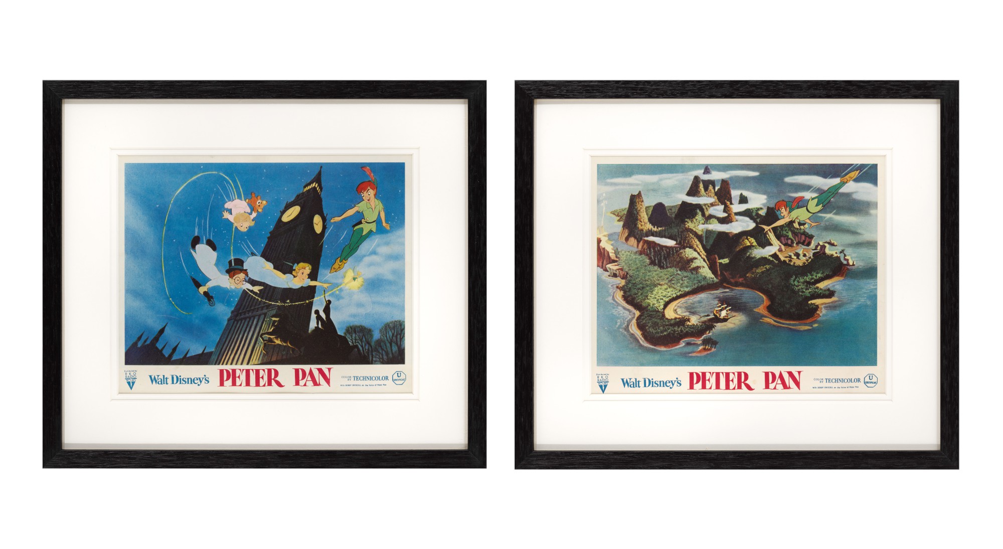 Peter Pan (1953), 2 front of house stills, British | Original Film ...