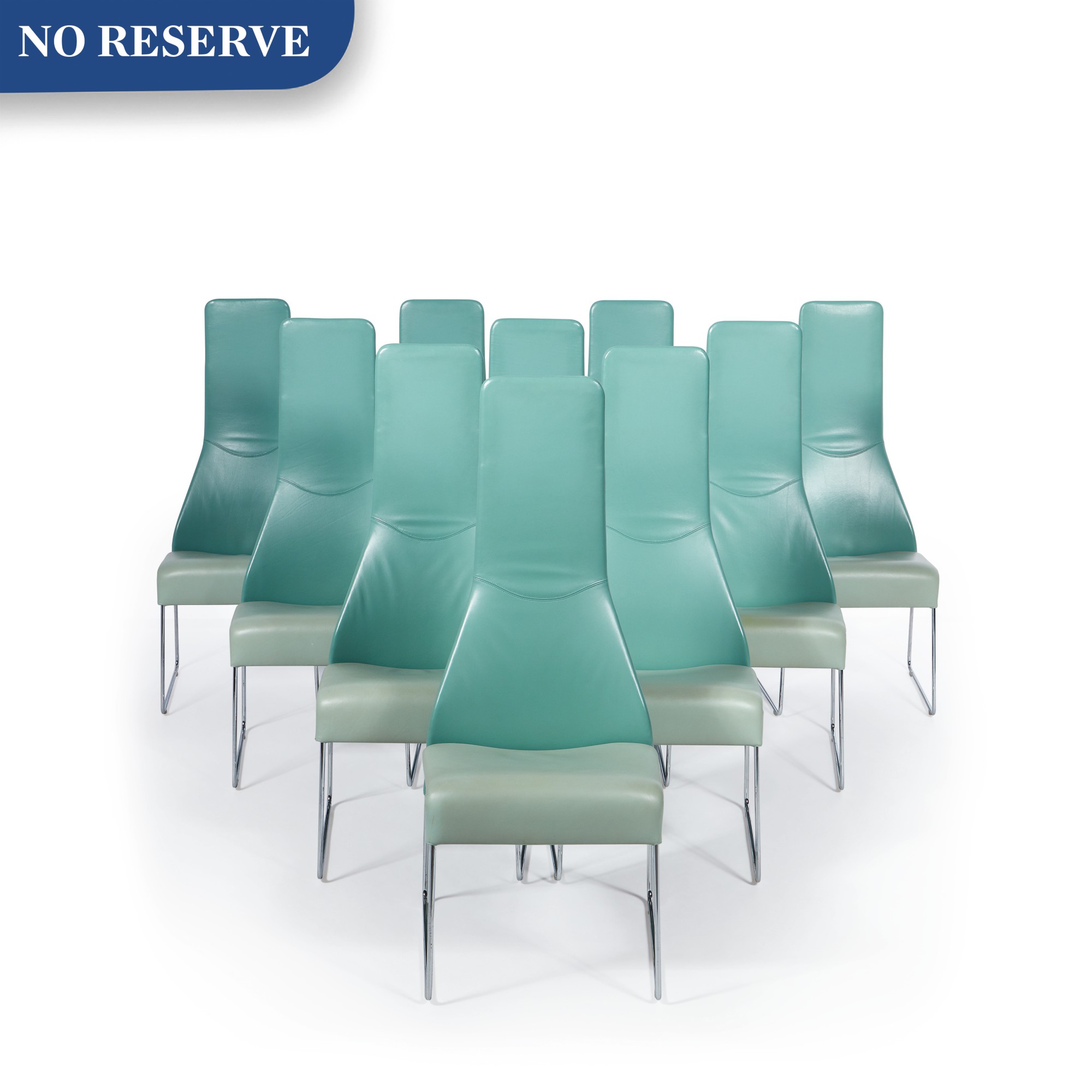 Set of Ten "Lazy" High Back Dining Chairs | Fearless: The Collection of ...
