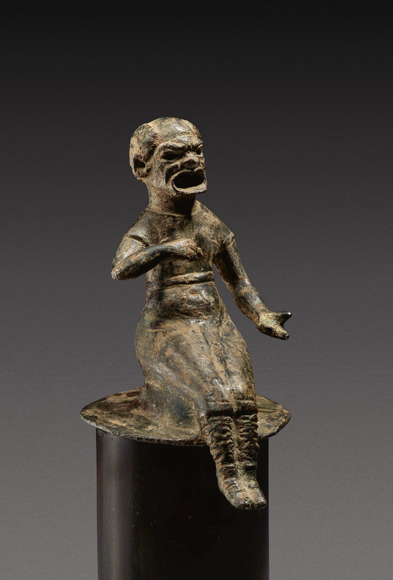 A Roman Bronze Figure of a Comic Actor, circa 2nd Century A.D ...