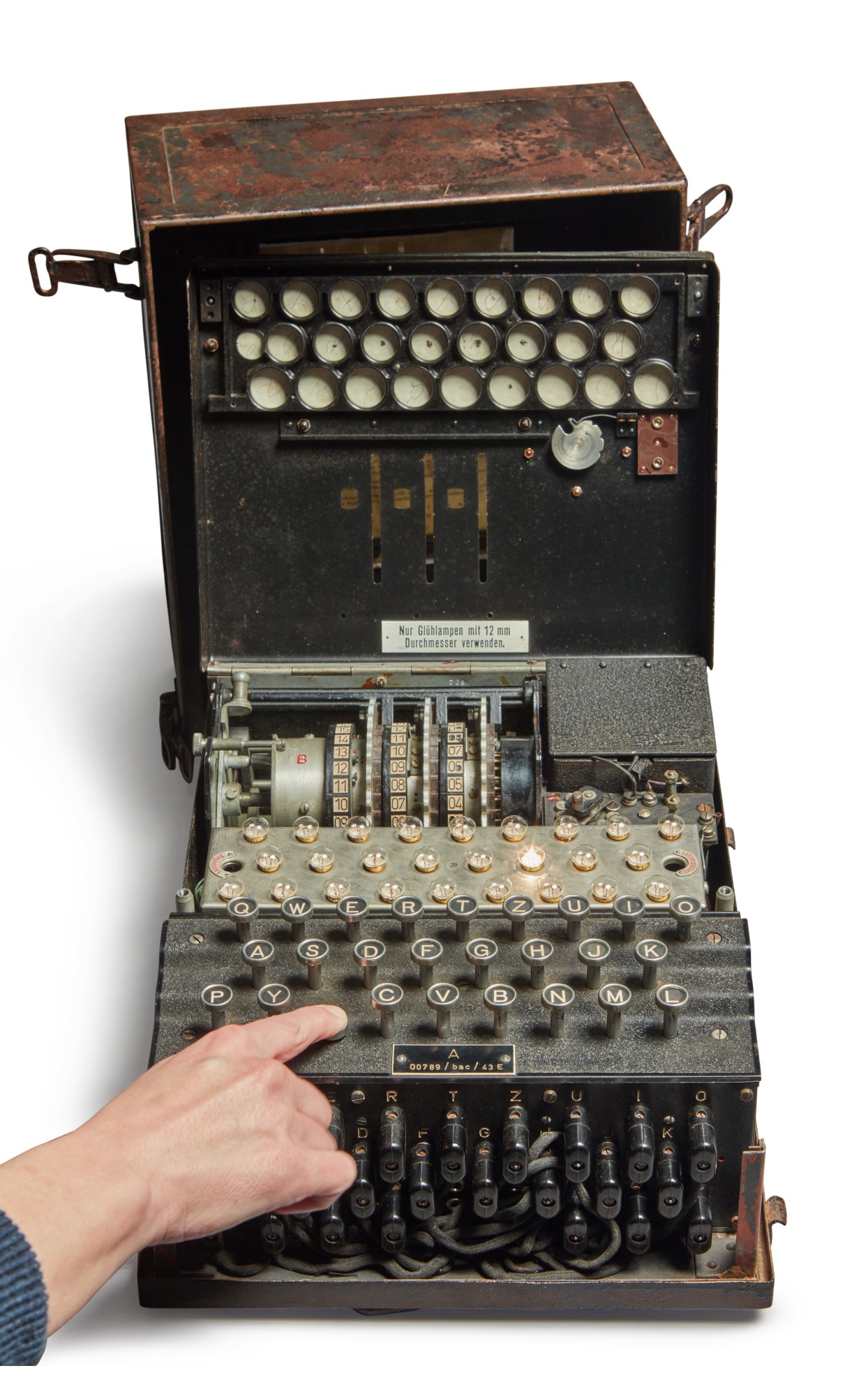 A Fully Operational Enigma I in Original Condition | History of Science ...
