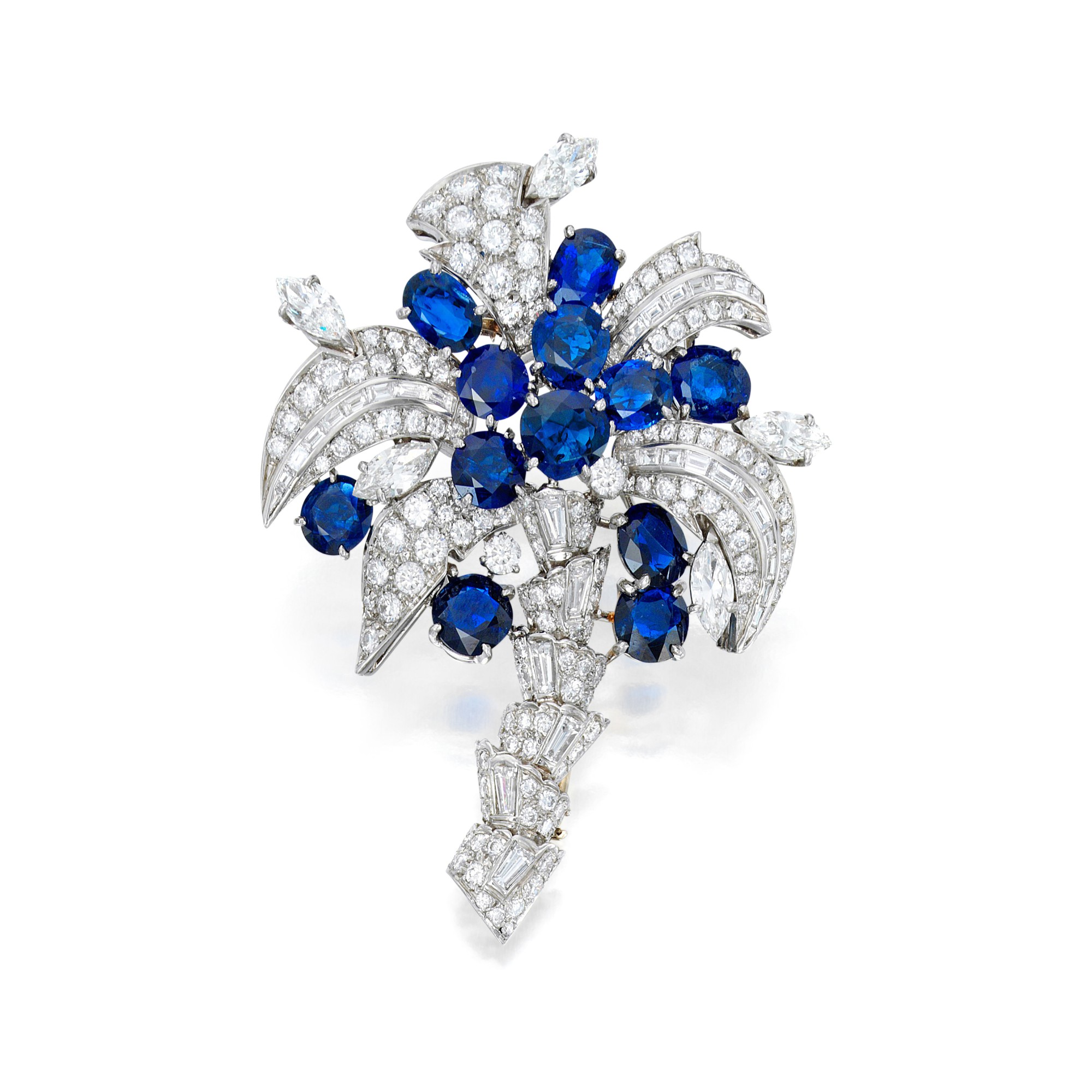 Bulgari | Sapphire and Diamond Clip-Brooch | Magnificent Jewels | 2021 ...