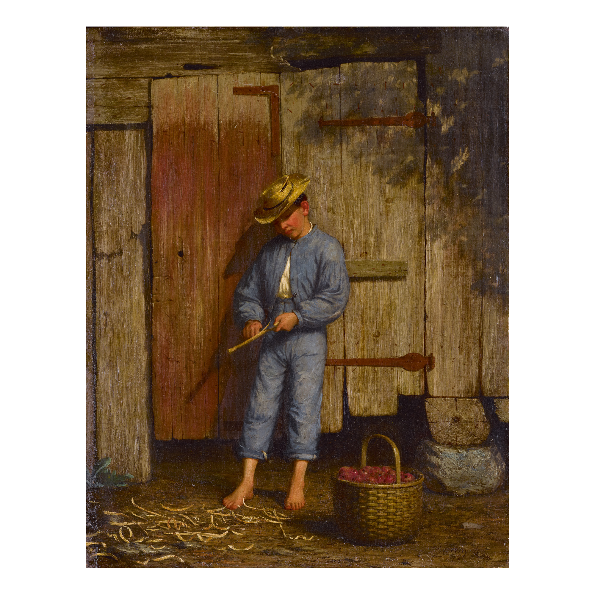 ENOCH WOOD PERRY | COUNTRY BOY | American Art | American Paintings ...