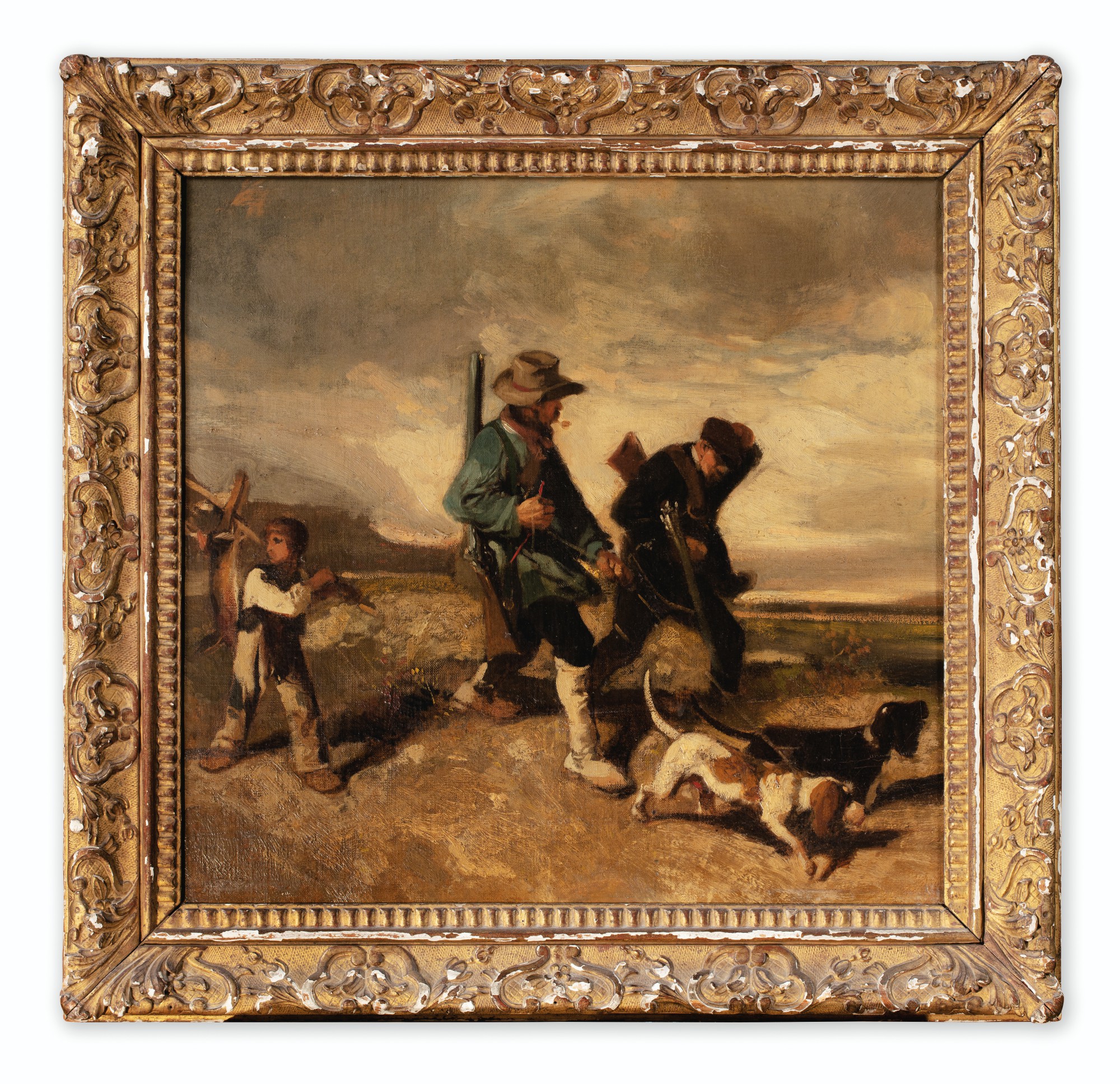 ALEXANDRE-GABRIEL DECAMPS | RETURN FROM THE HUNT | Tableaux Dessins ...