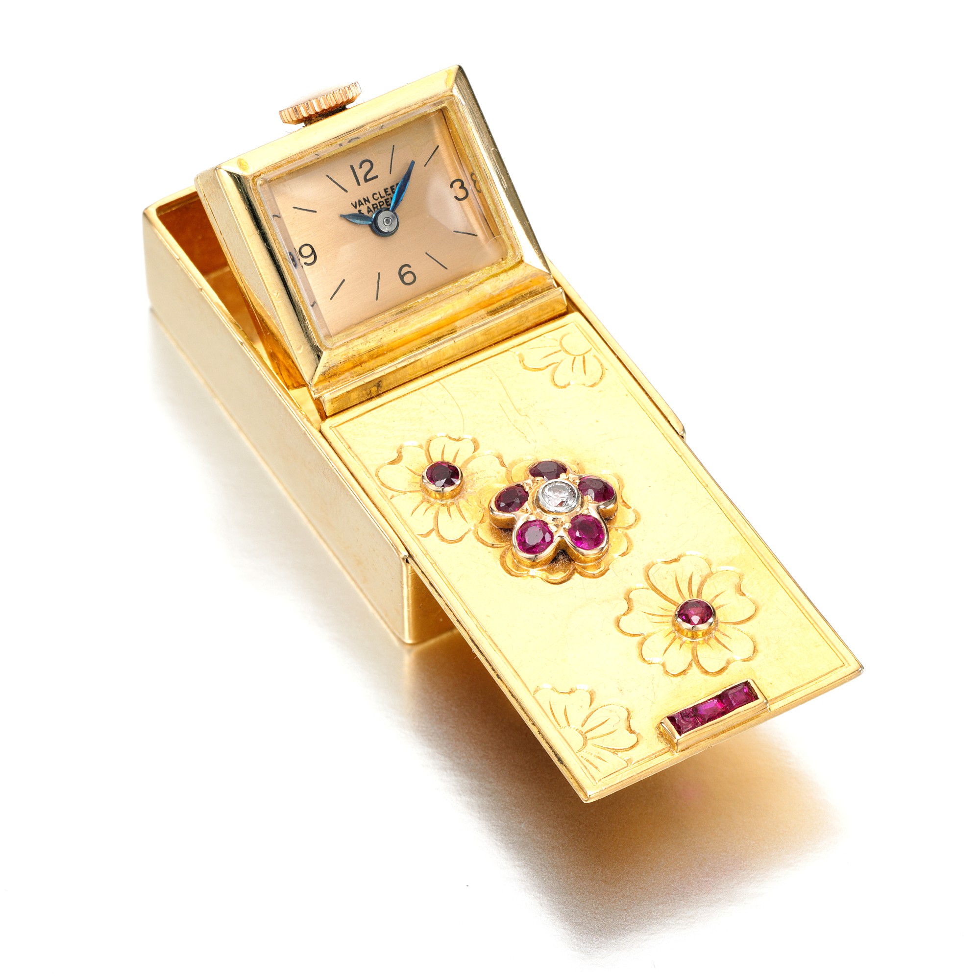 Ruby and diamond pendant watch, circa 1955 | Fine Jewels | 2021 | Sotheby's