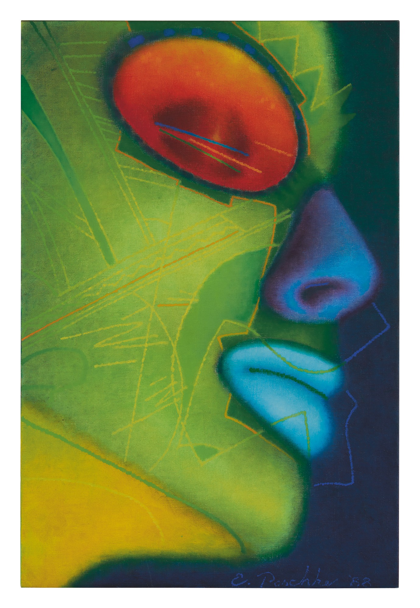 ED PASCHKE | INDIGO | Contemporary Art Online | New York | 2019 | Sotheby's