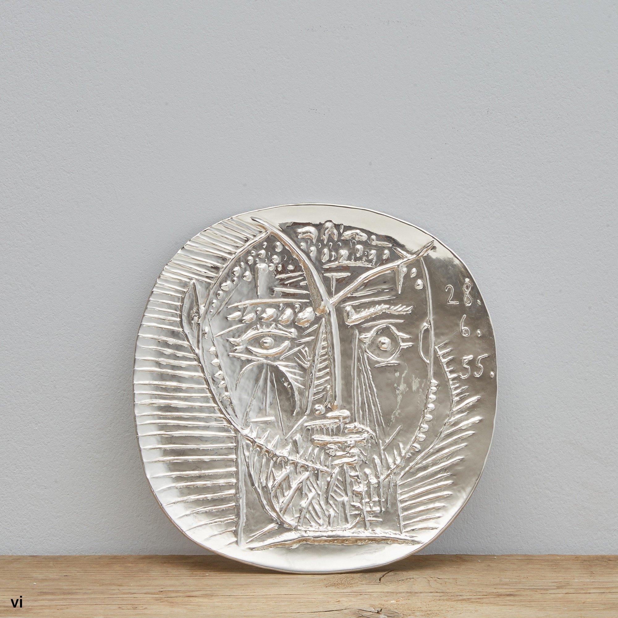 A complete set of 24 silver plates | 全套二十四件銀盤 | Modern Renaissance: A ...