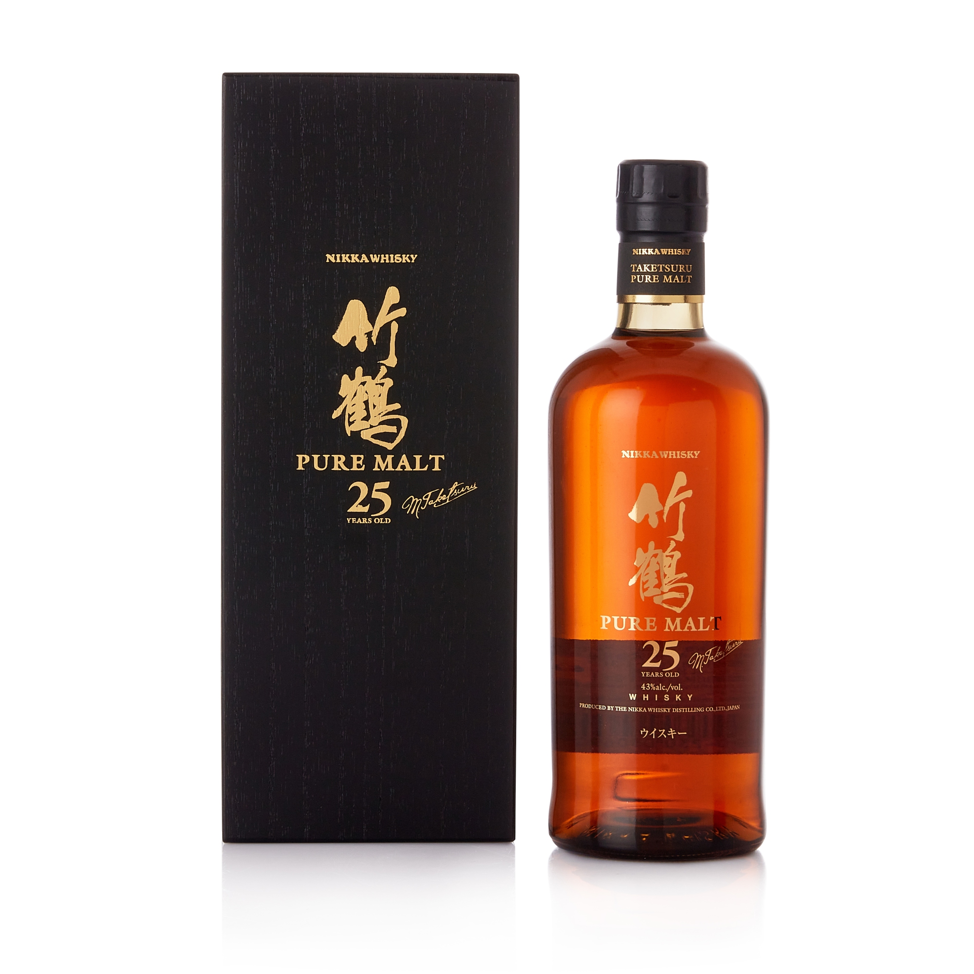竹鶴 Nikka Taketsuru Pure Malt 25 Year Old 43.0 abv NV (1 BT70) | Distilled | Whisky + Moutai ...
