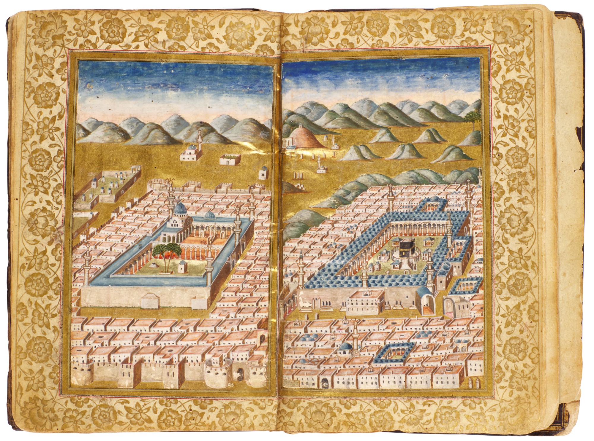 An illuminated Dala'il al-Khayrat, copied by Hafiz Osman, Turkey ...