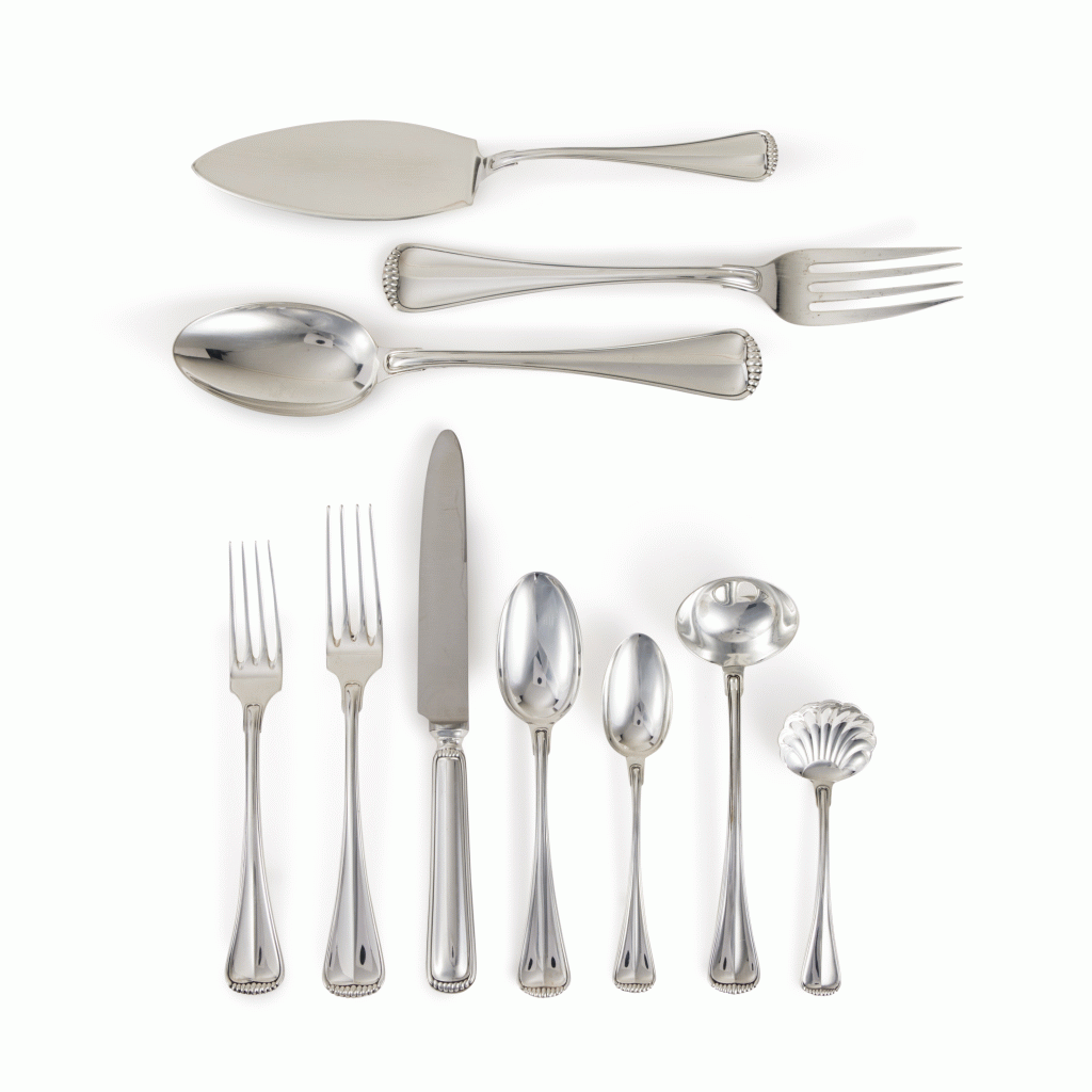 An Italian Silver Milano Pattern Flatware Service, Buccellati, Bologna ...