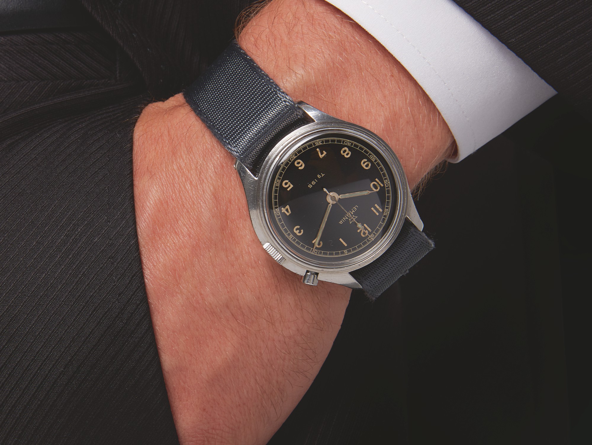 LEMANIA | TG 195 INCABLOC, A STAINLESS STEEL HACKING SECONDS WRISTWATCH ...