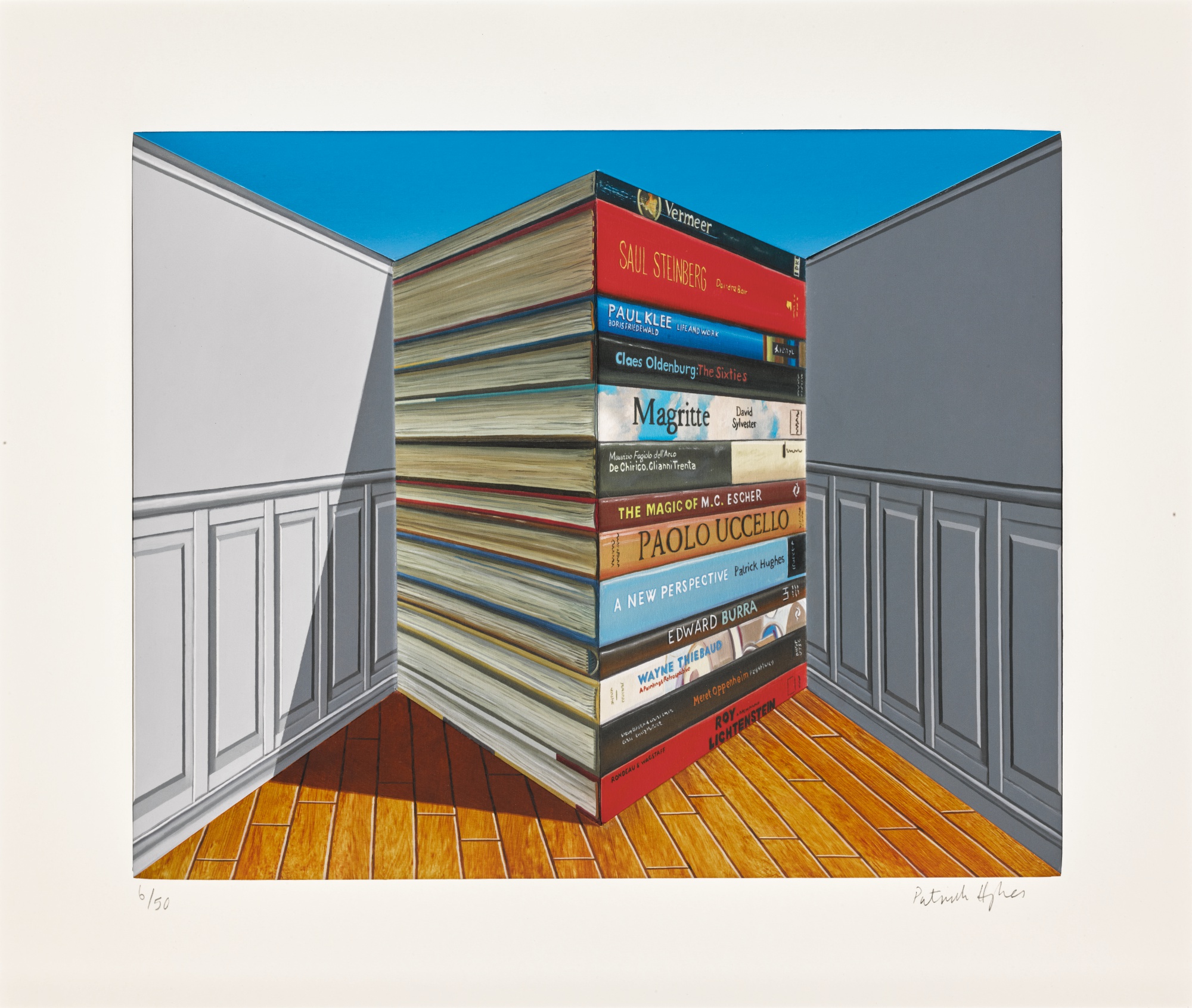 PATRICK HUGHES | BOOKING | Made in Britain | 2020 | Sotheby's