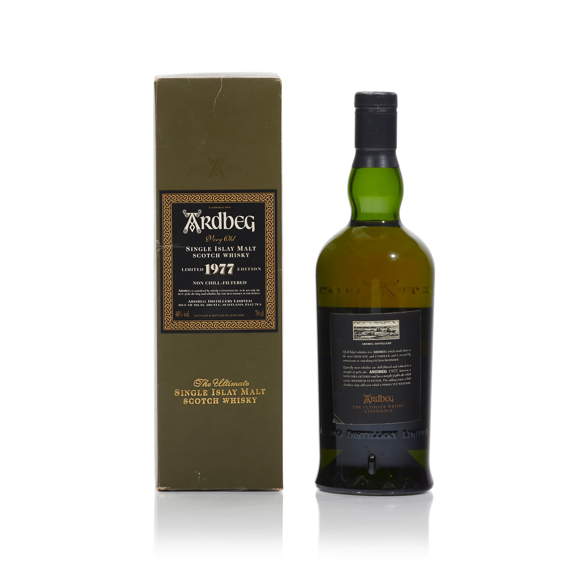 Ardbeg Limited Edition 43.0 abv 1977 (1 BT70) | The Timeless Whisky ...