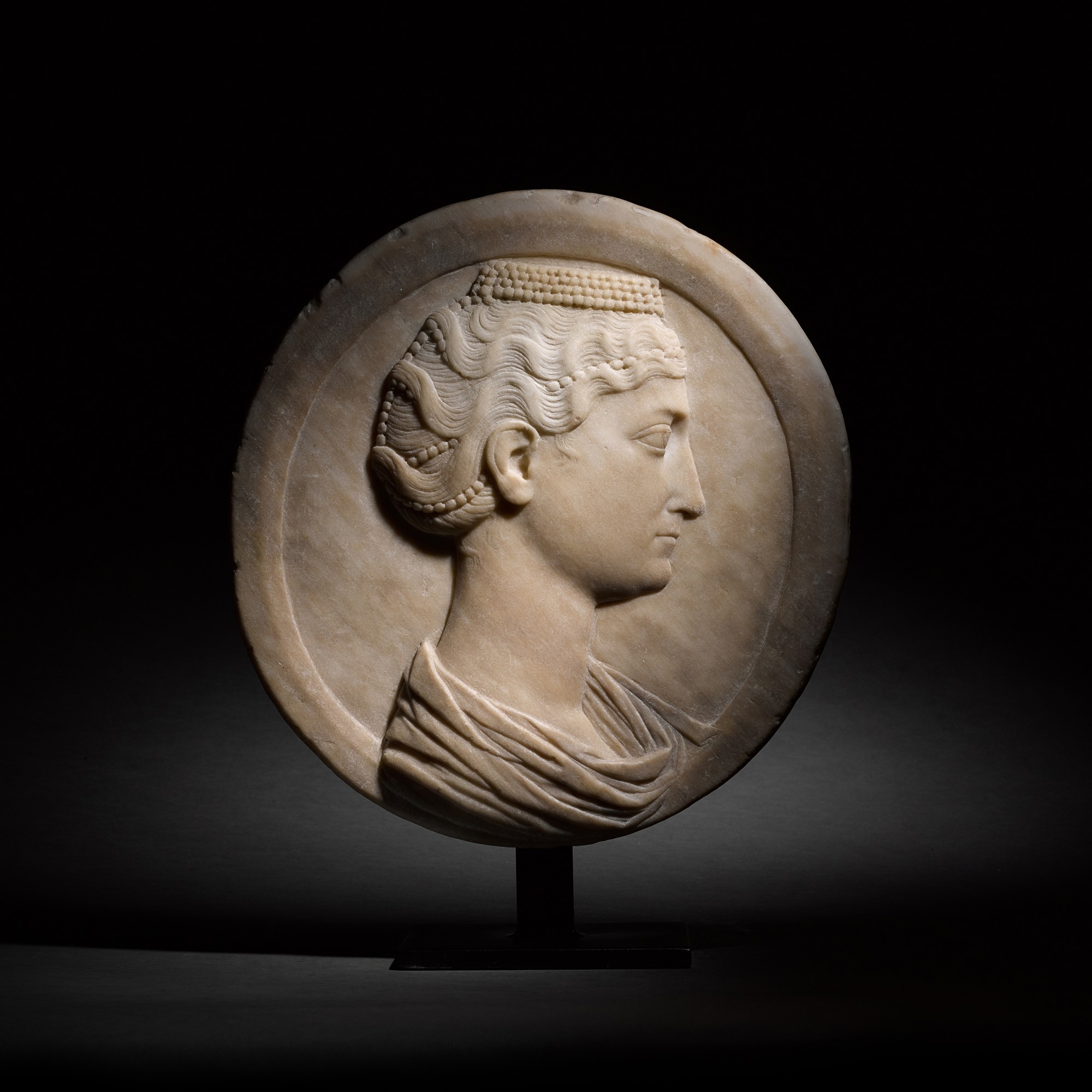 Roundel with a Portrait of the Empress Faustina the Elder | TOMASSO ...