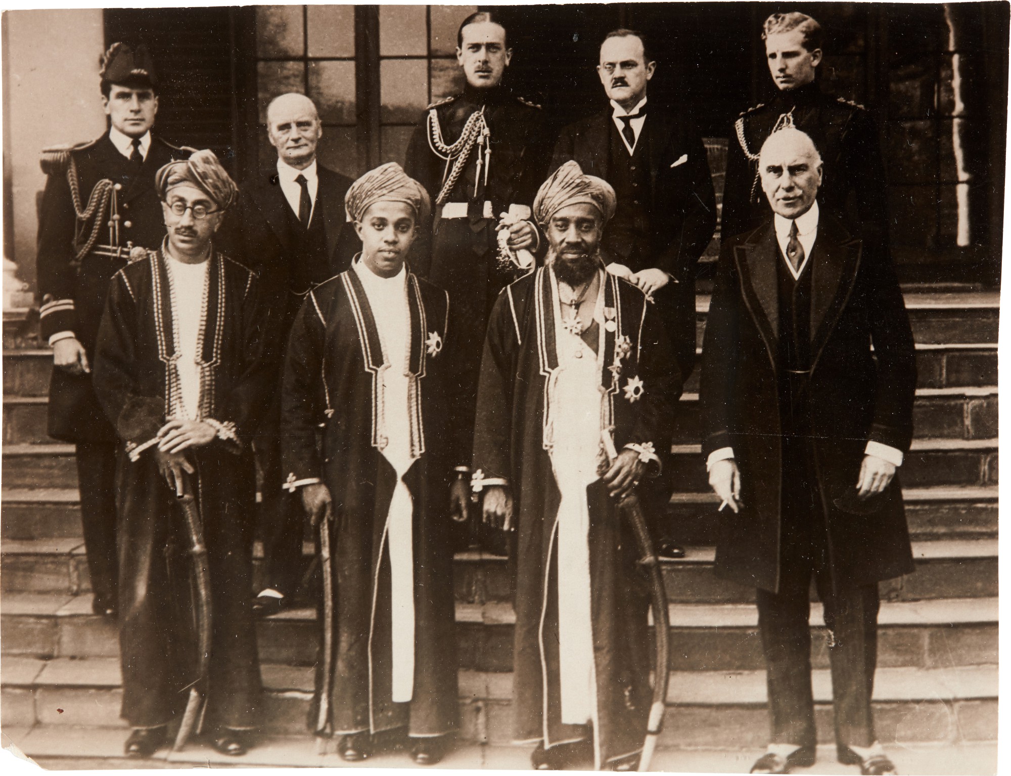 Zanzibar | Five photographs of rulers of Zanzibar, late 19th- and early ...