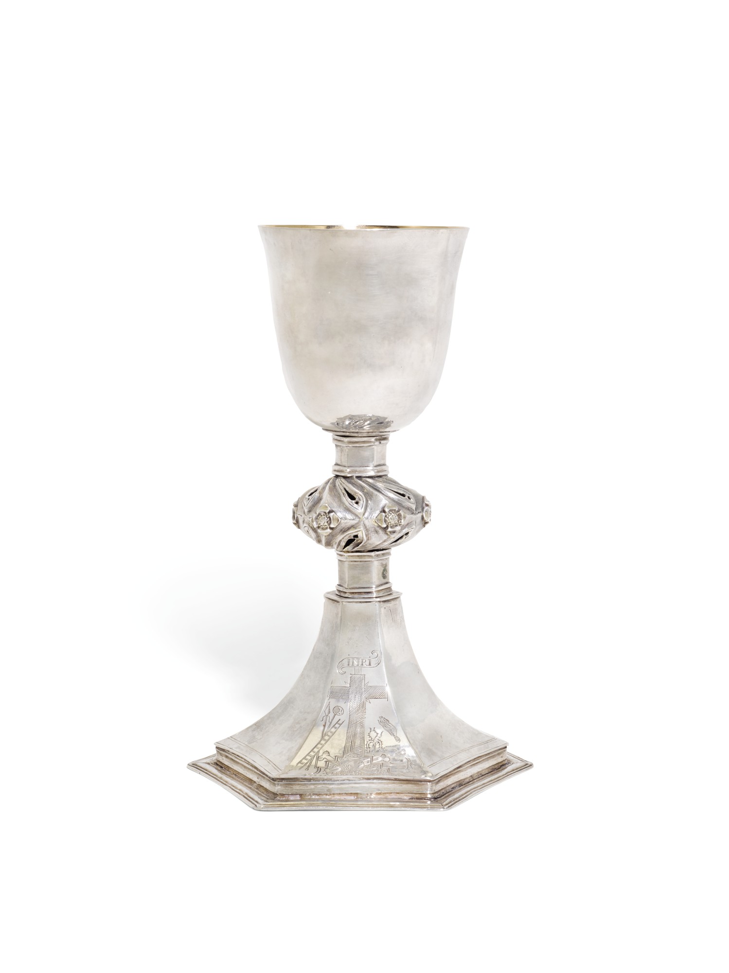 THE TERLAGH O BRIENE AND ELLINORIE BRIENE CHALICE. A CHARLES I IRISH ...