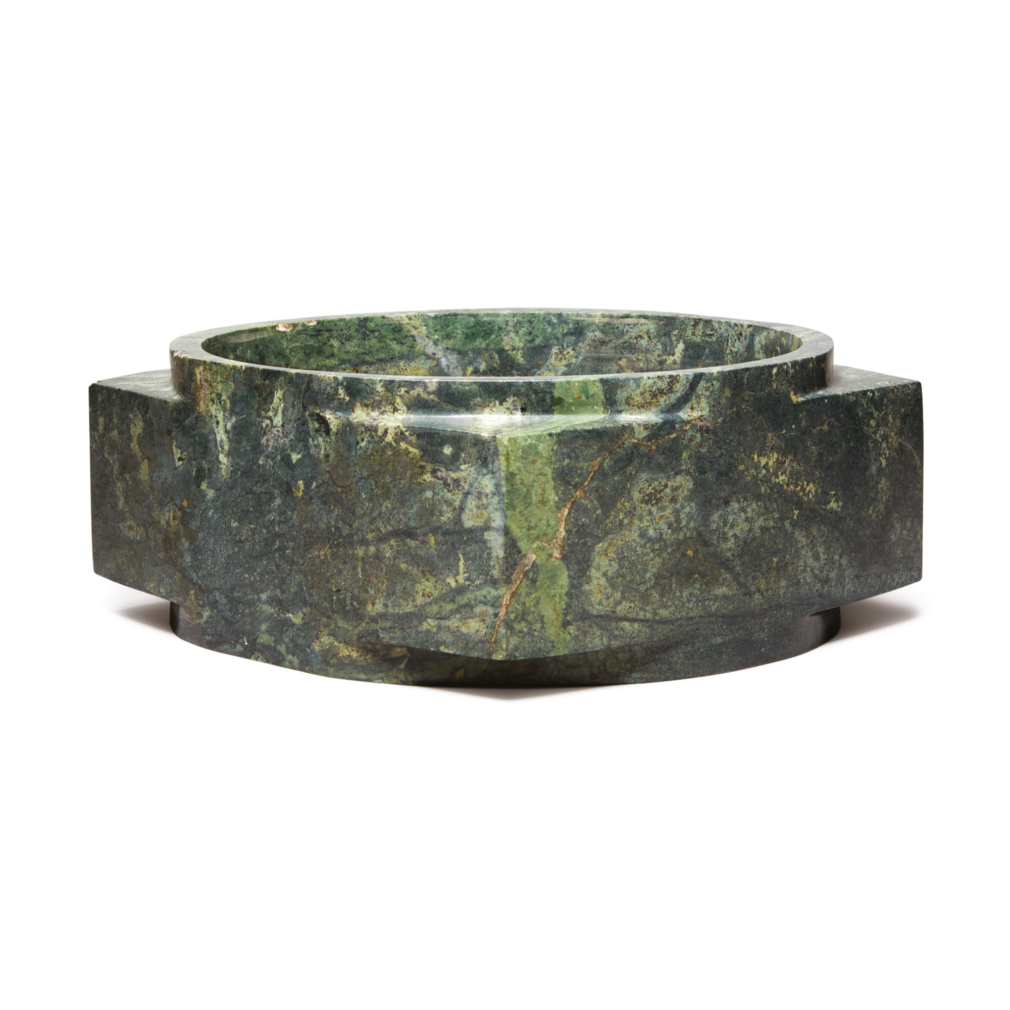 A LARGE ARCHAISTIC GREEN JADE CONG | The Hundred Antiques: Fine and ...