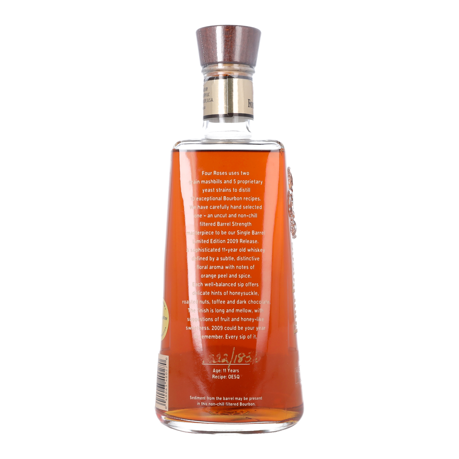 Four Roses Single Barrel Limited Edition 11 Year Old 2009 Release 58.1 ...