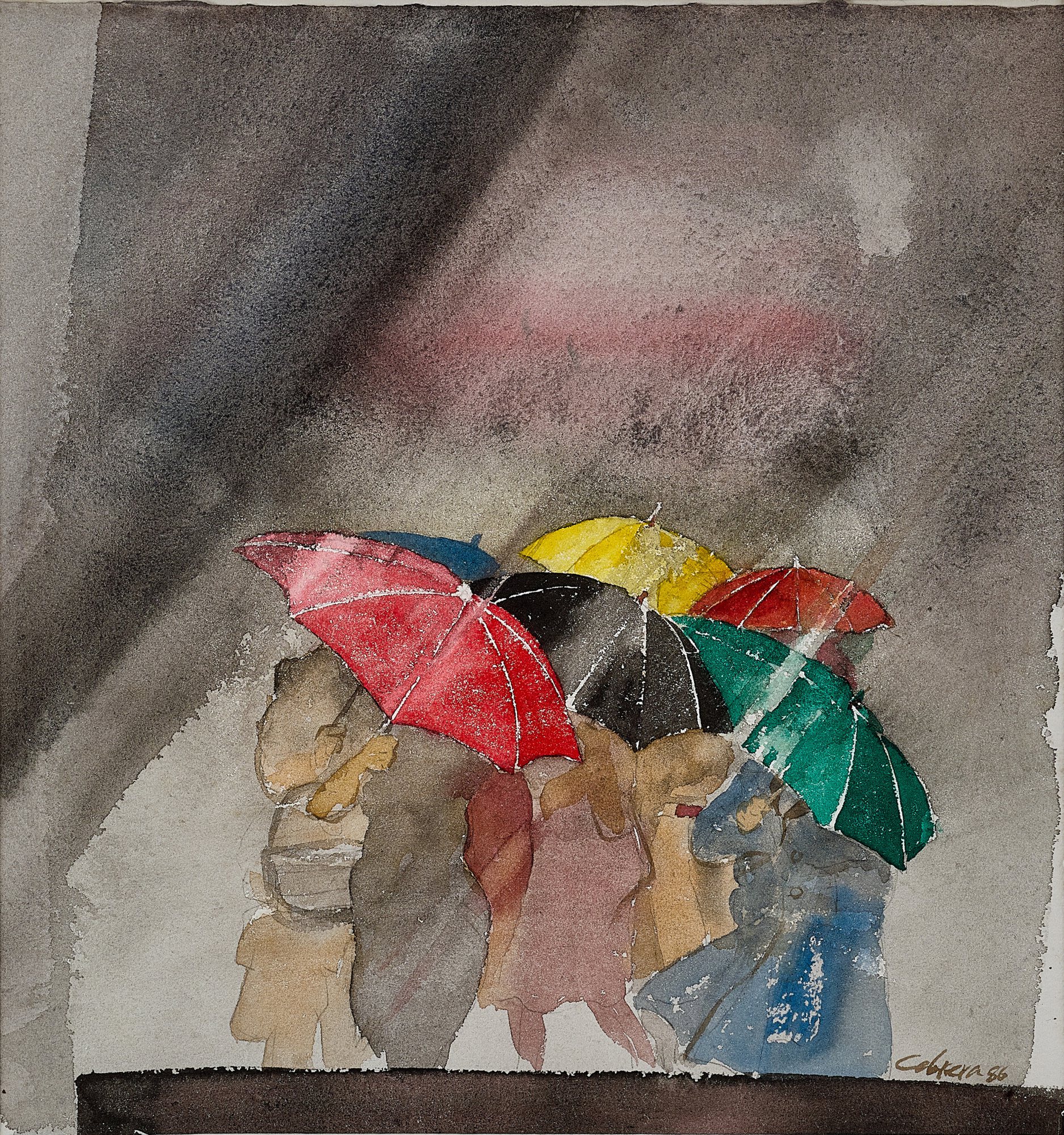 Benedicto Reyes Cabrera 班內蒂托·雷耶斯·卡布雷拉 | Umbrellas 雨傘 | Modern Art ...
