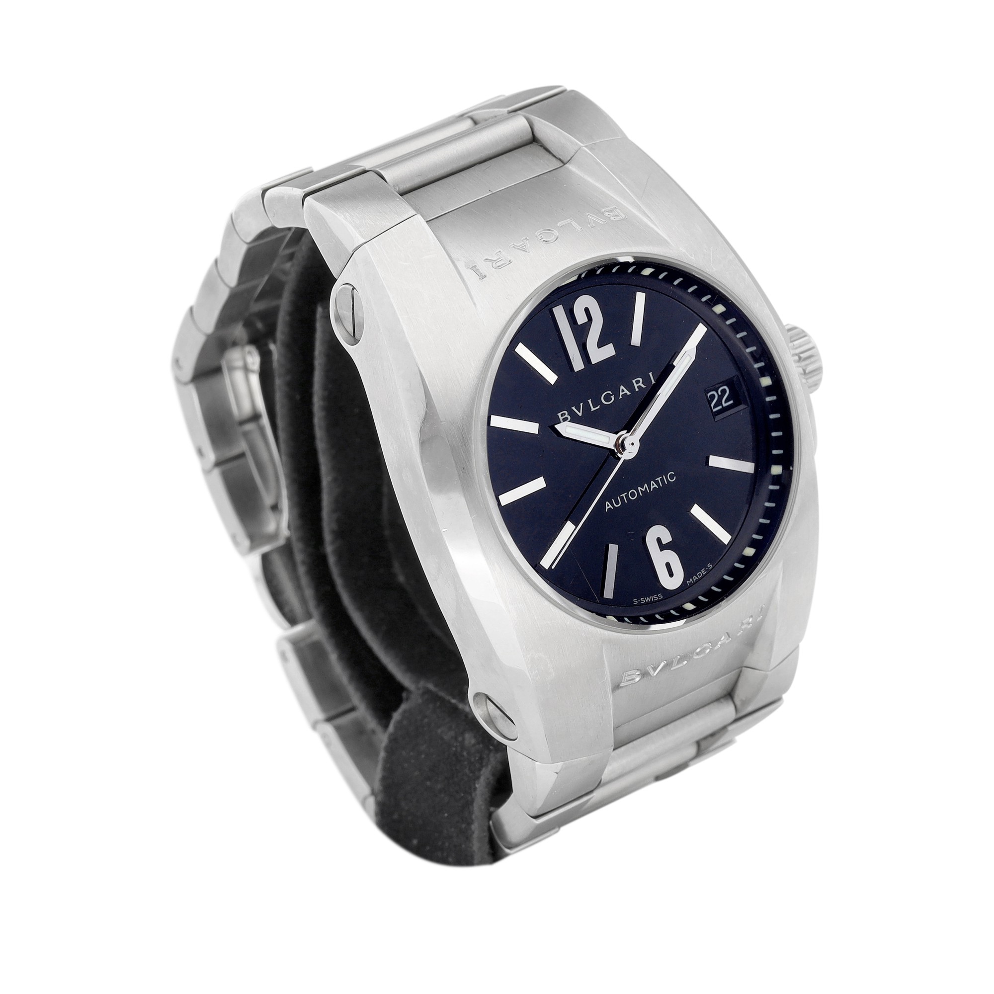 Ergon, Reference EG 35 S | A stainless steel bracelet watch with date ...