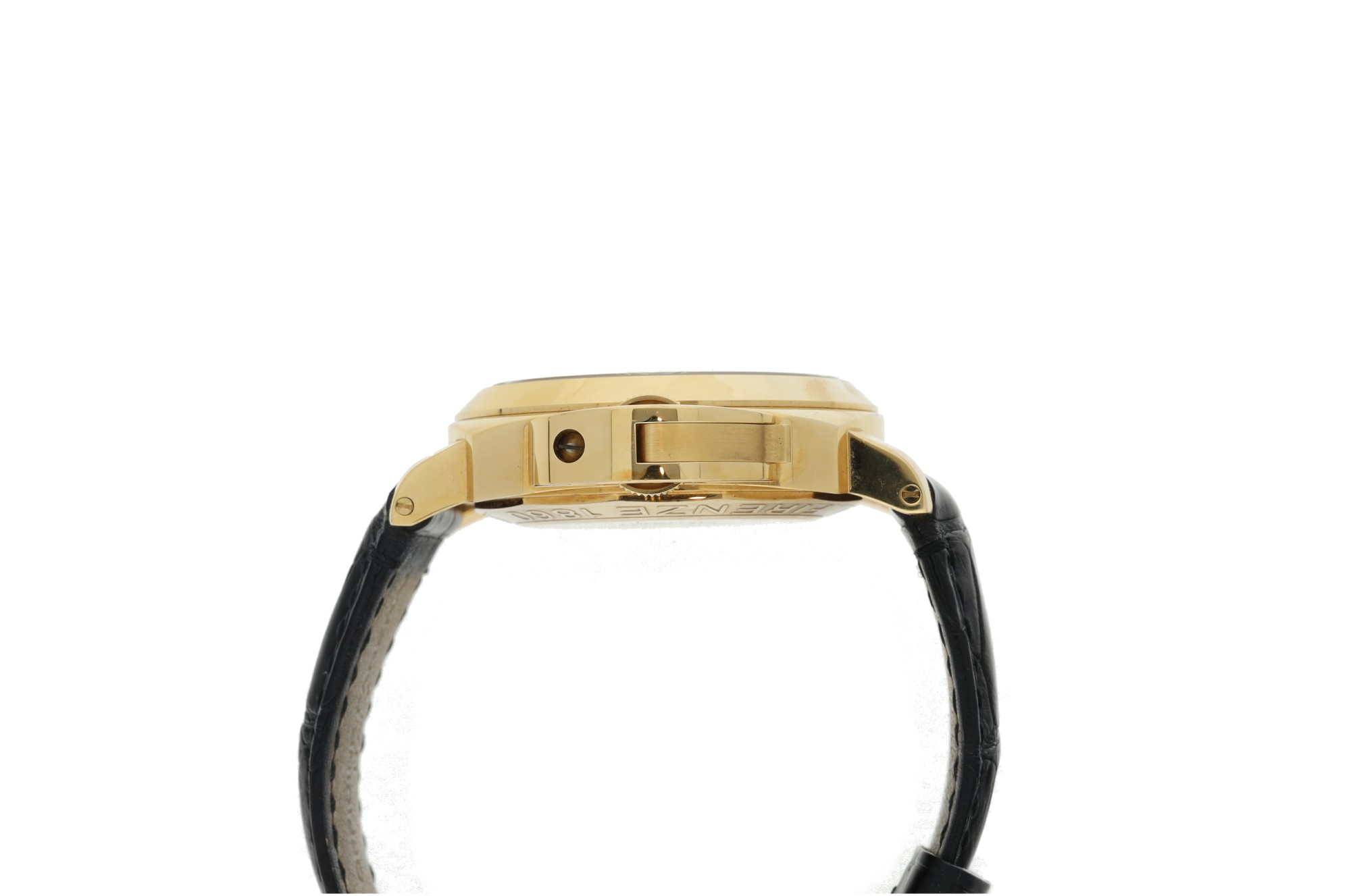 REFERENCE PAM 140 LUMINOR MARINA A YELLOW GOLD AUTOMATIC WRISTWATCH ...