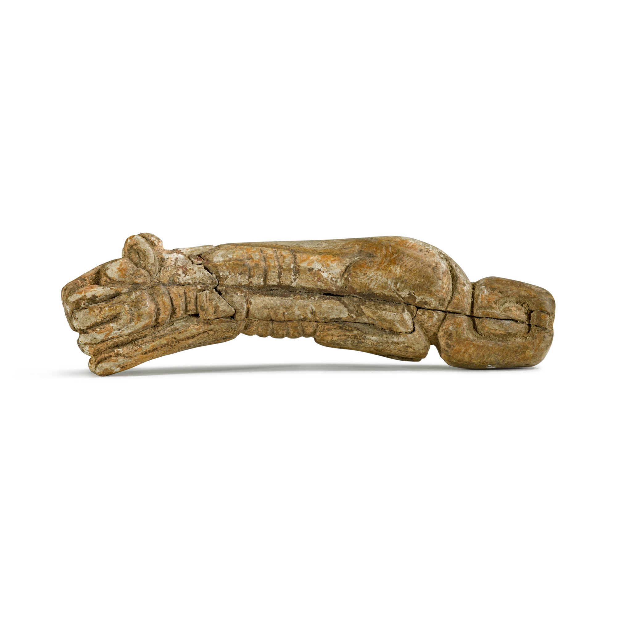 A bone carving of a crouching tiger, Shang dynasty | 商 骨雕臥虎 | A Journey ...
