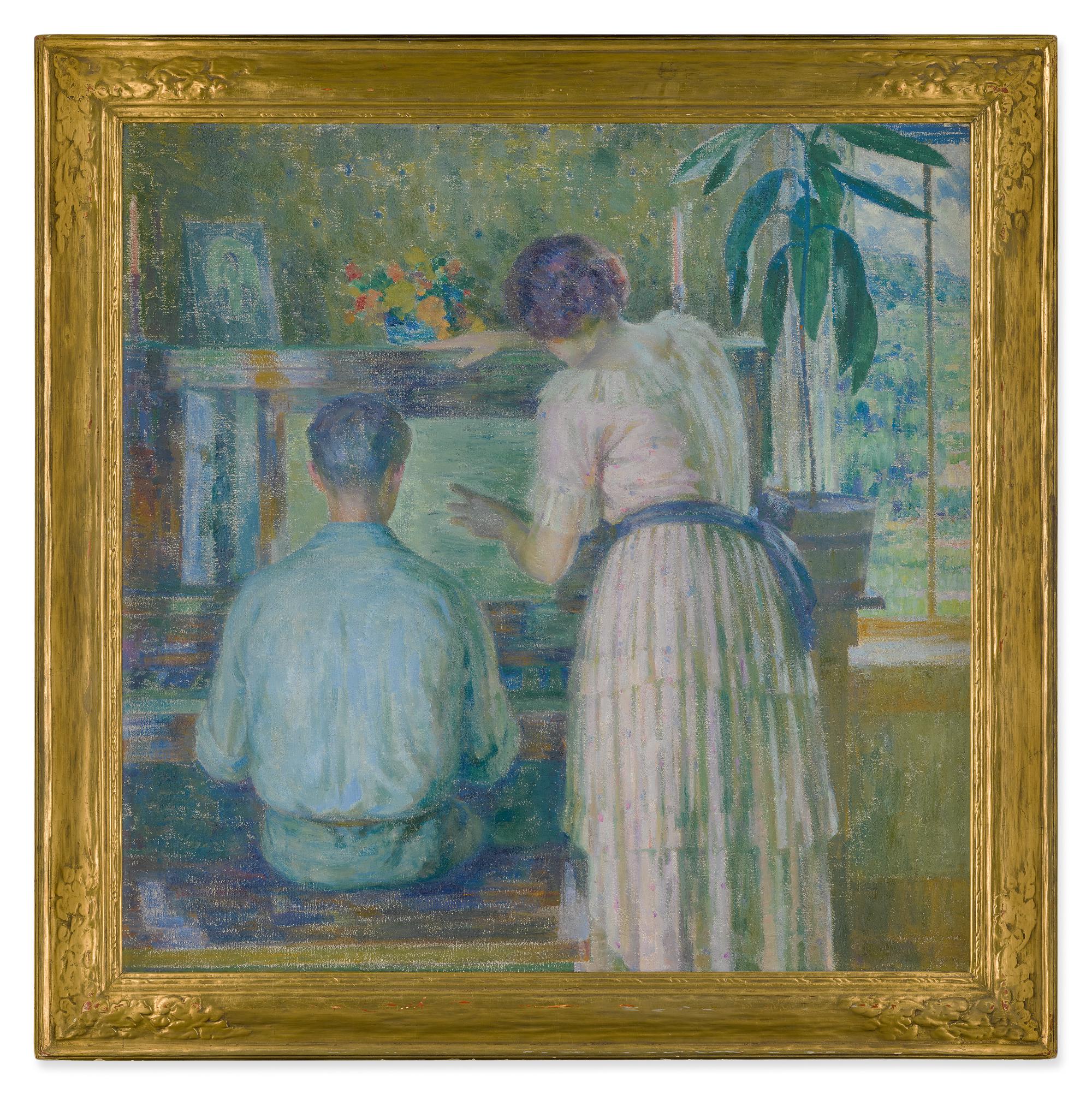LOUIS RITMAN | THE PIANO LESSON | American Art Online | 2020 | Sotheby's