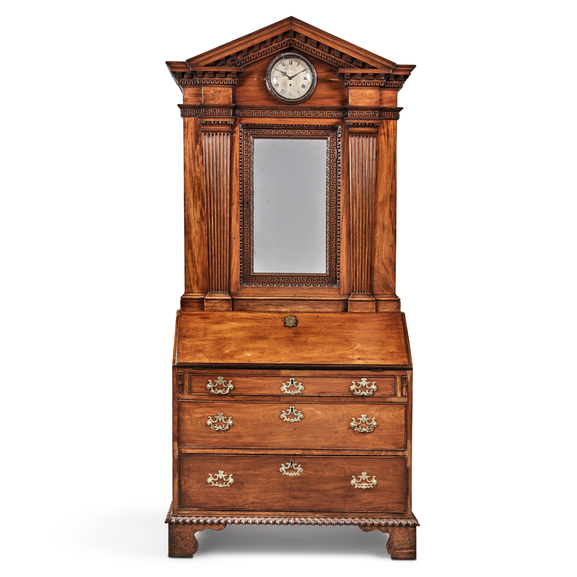 A George II Mahogany Bureau Cabinet, Circa 1740 | European Furniture ...