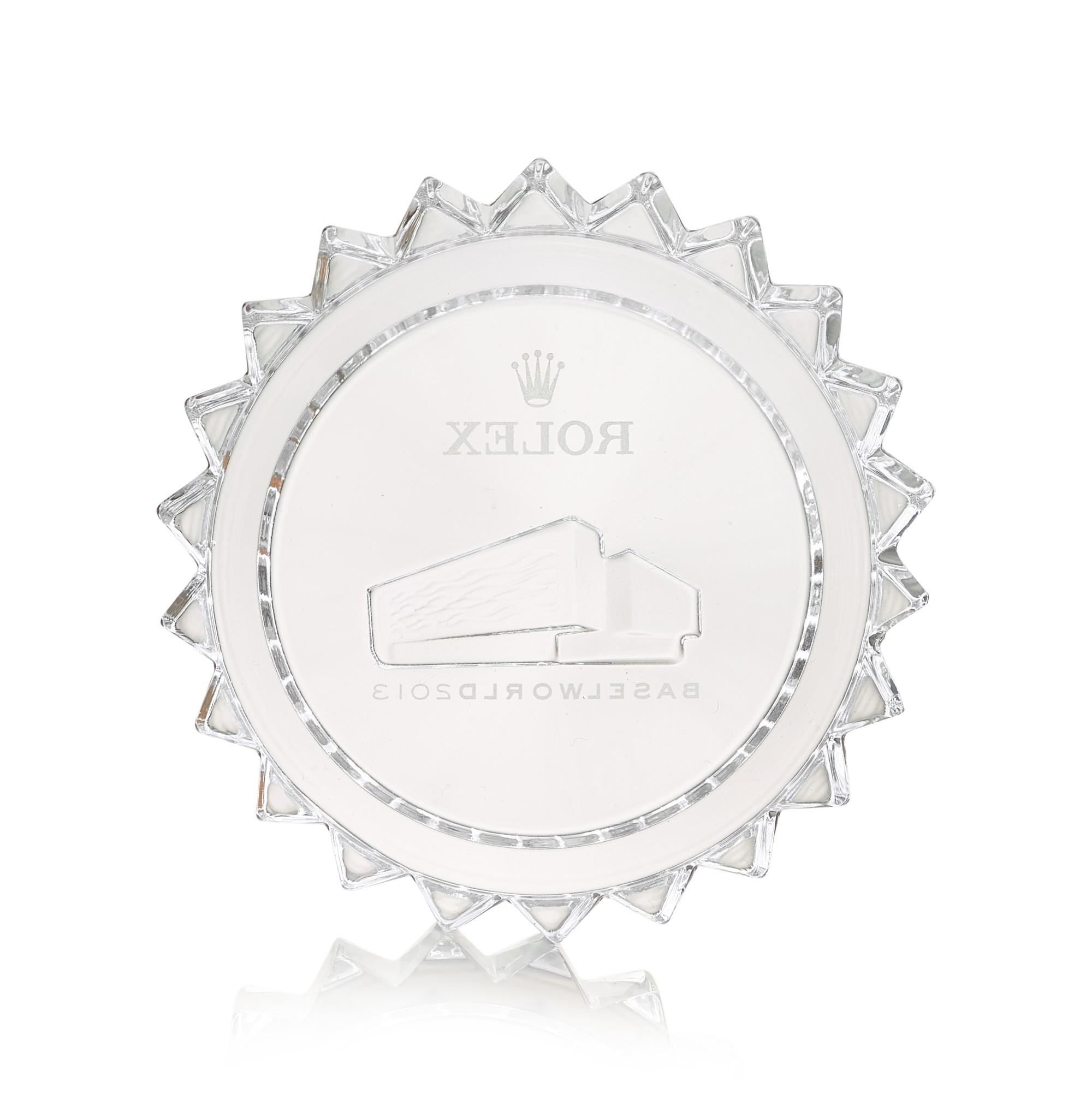 ROLEX | A CRYSTAL PAPERWEIGHT, MADE FOR BASELWORLD 2013 | Watches ...
