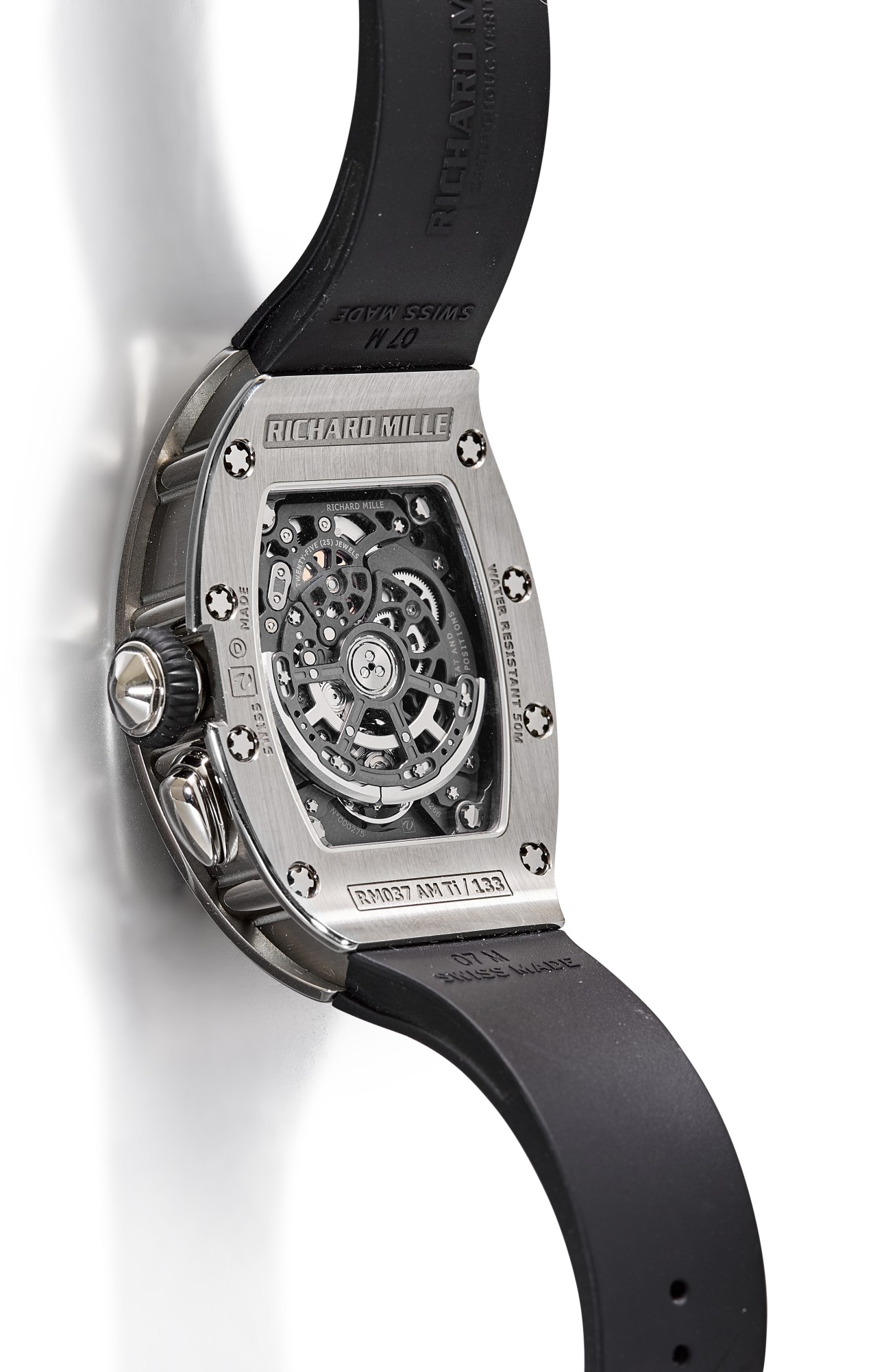 RICHARD MILLE | RM037 A BRAND NEW TITANIUM AND DIAMOND-SET SEMI ...