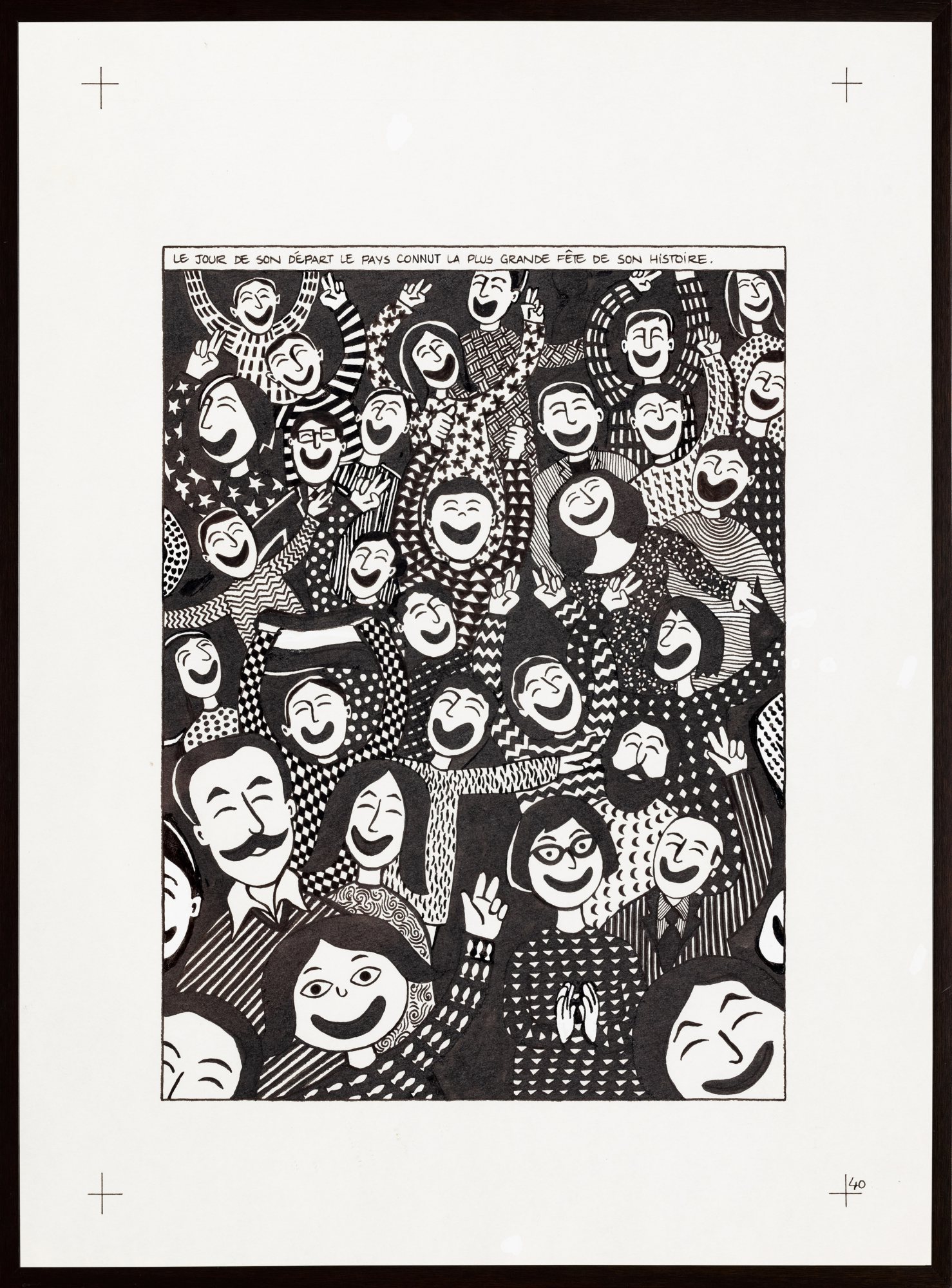 Persepolis (Original Book Art, page 40) | Persepolis | 2022 | Sotheby's