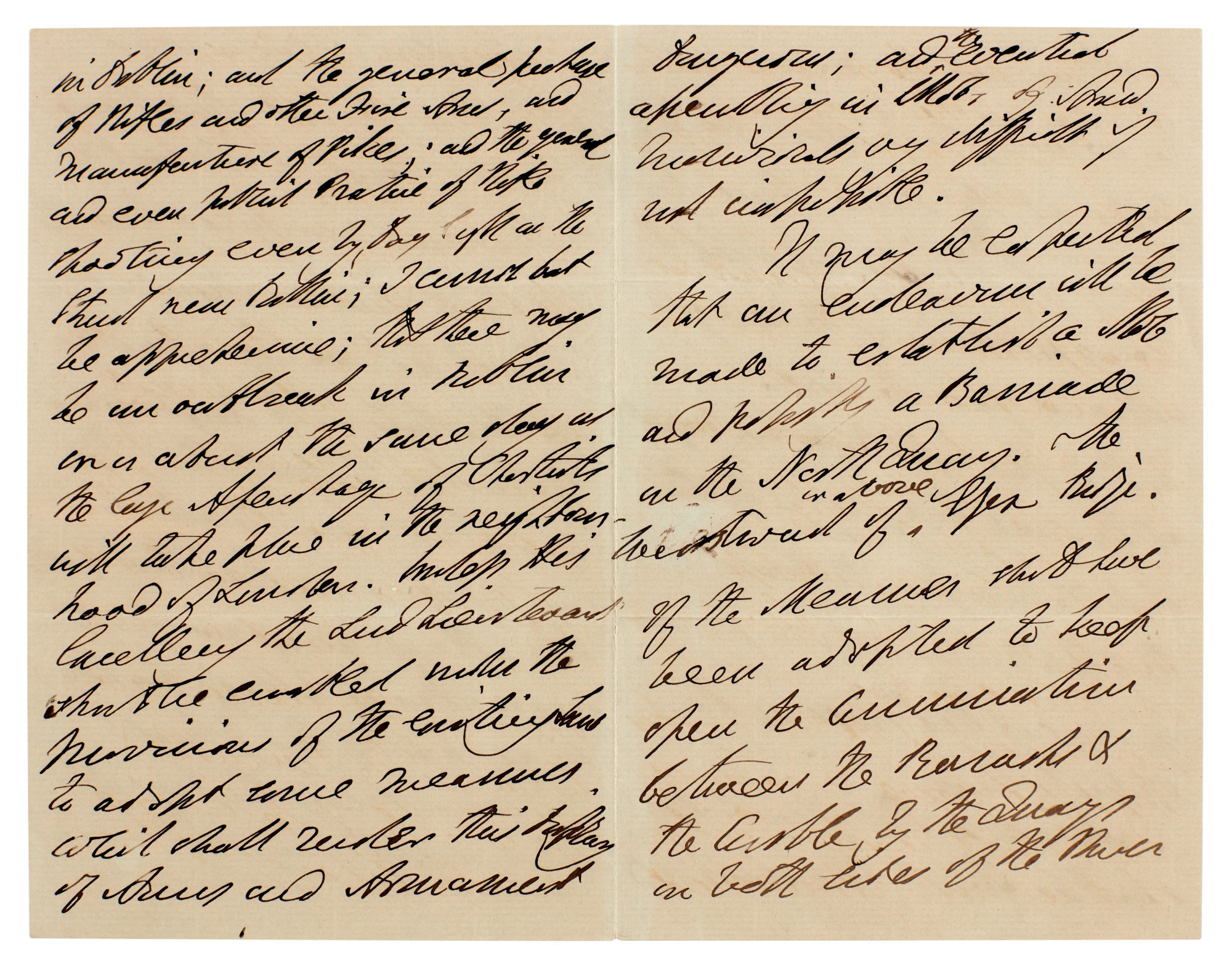 Arthur Wellesley, Duke of Wellington | Autograph letter signed, on the ...