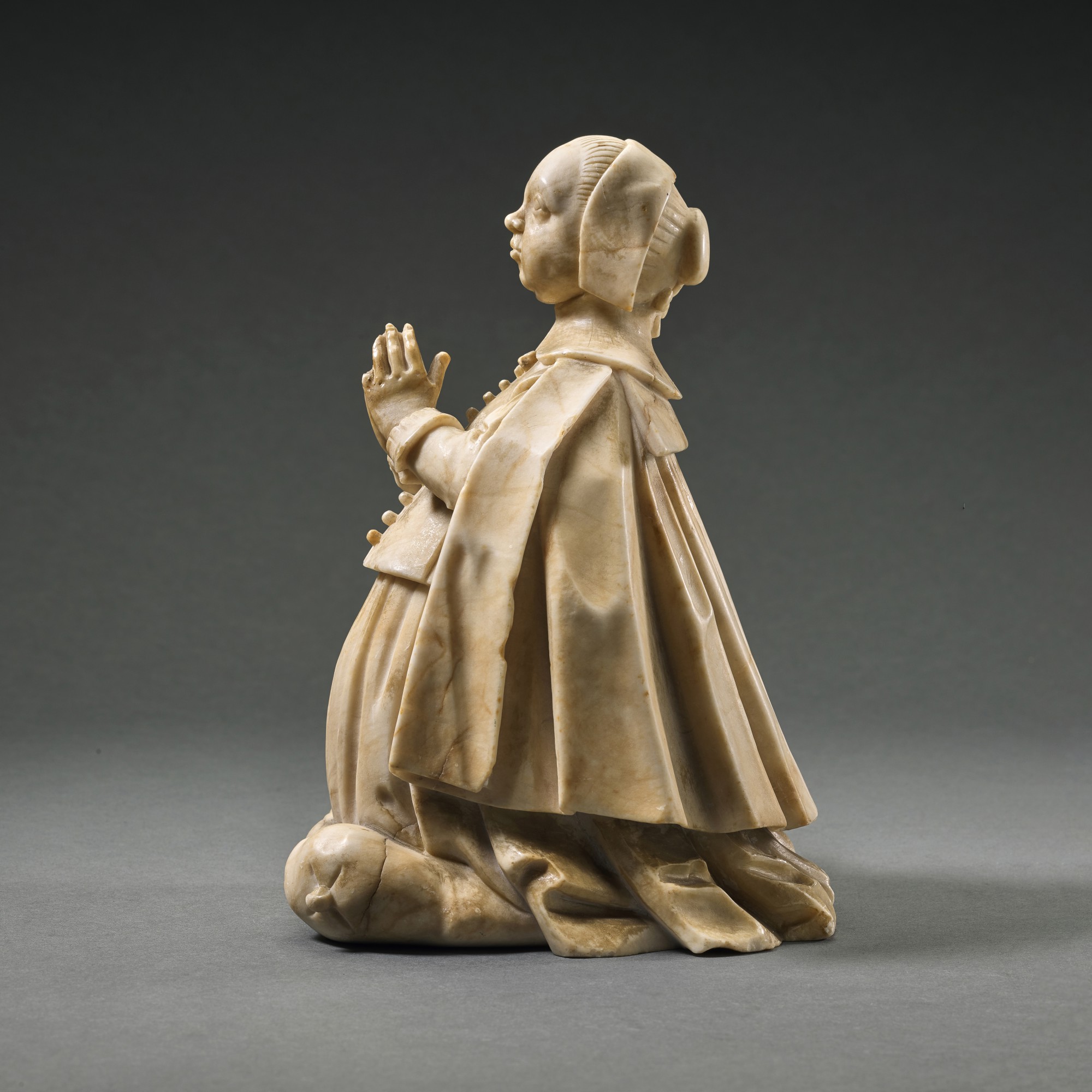 Netherlandish, circa 1630-1640 | Priant Figure of a Girl | Old Master ...