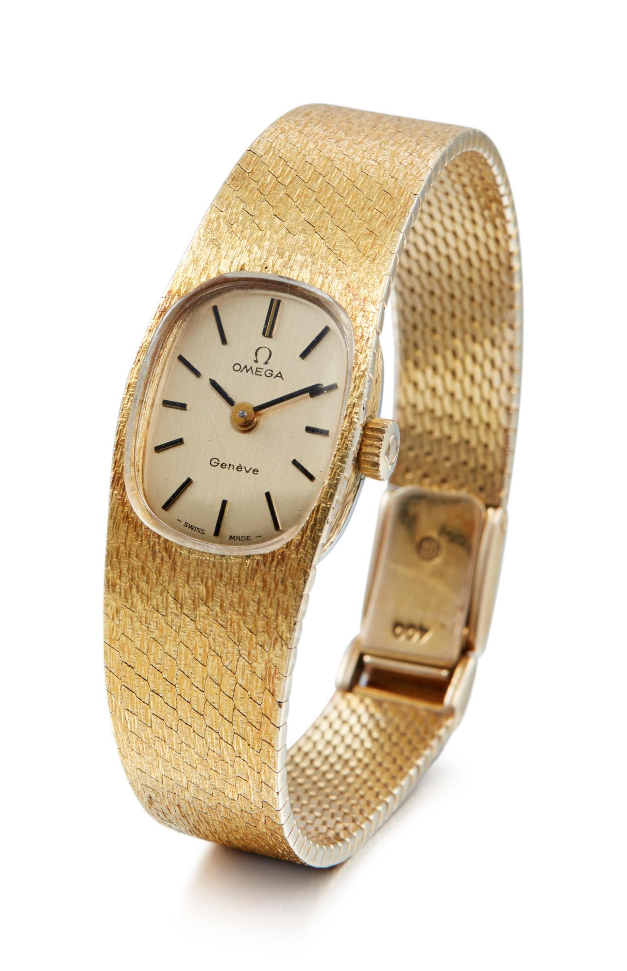 OMEGA | A YELLOW GOLD BRACELET WATCH, CIRCA 1970 | Watches Online ...