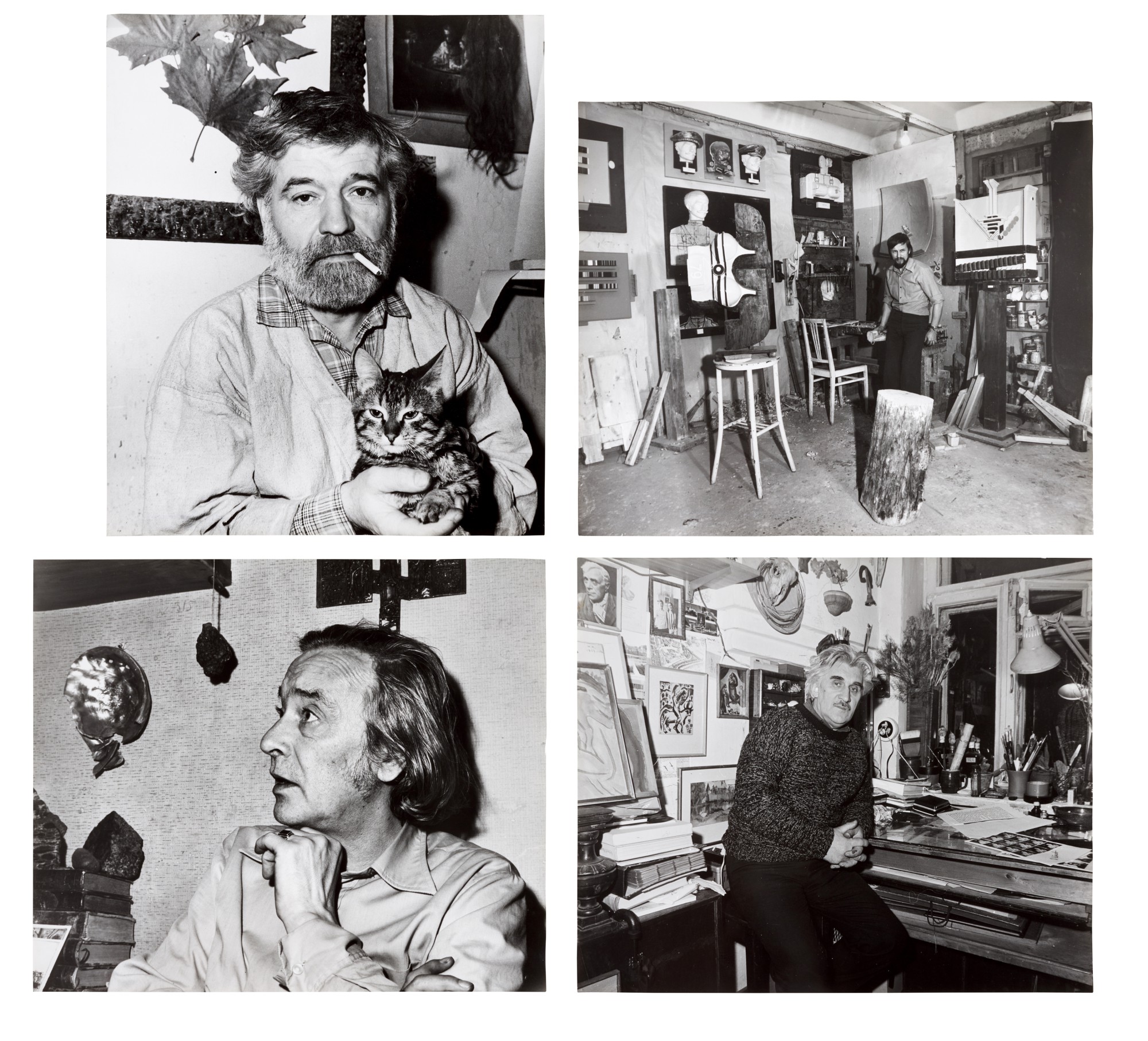 GEORGE KIESEWALTER | FROM THE SERIES IN THE STUDIOS (PLAVINSKY, ORLOV ...