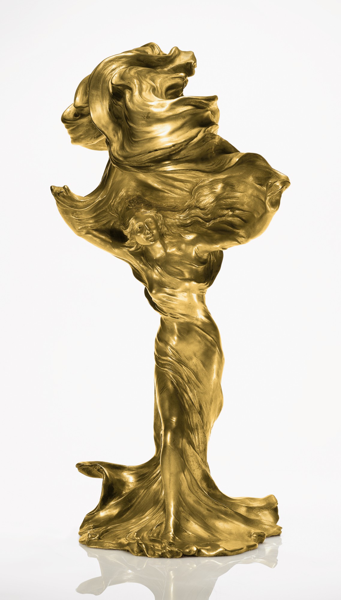 FRANÇOIS-RAOUL LARCHE | "LOÏE FULLER" TABLE LAMP | Important Design ...