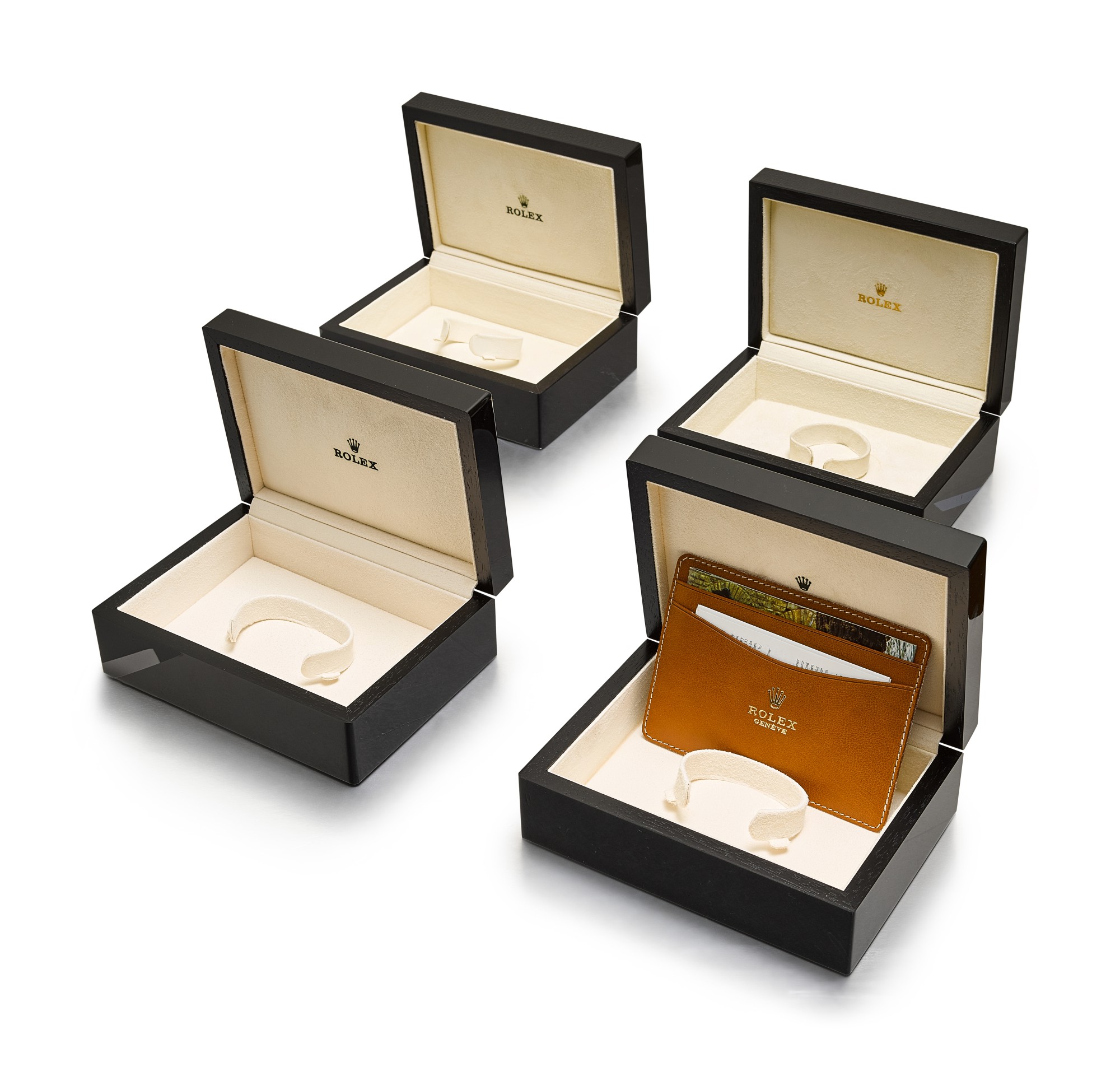 ROLEX | CELLINI A SET OF FOUR PRESENTATION BOXES, CIRCA 1980 | Watches ...