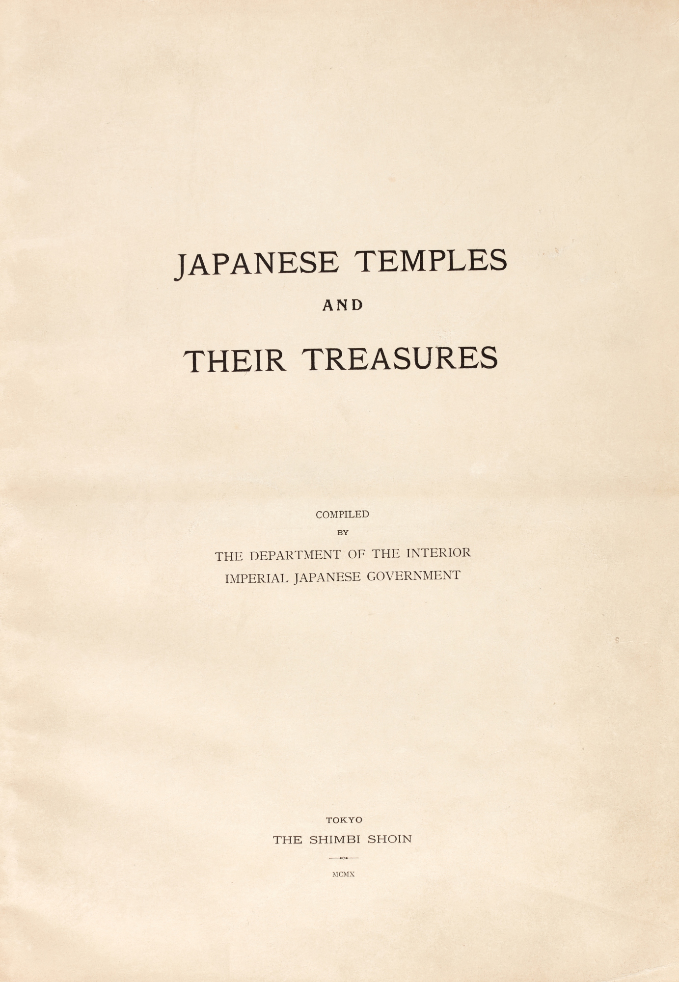 A group of books and pamphlets on Japanese burial mounds, temples and ...