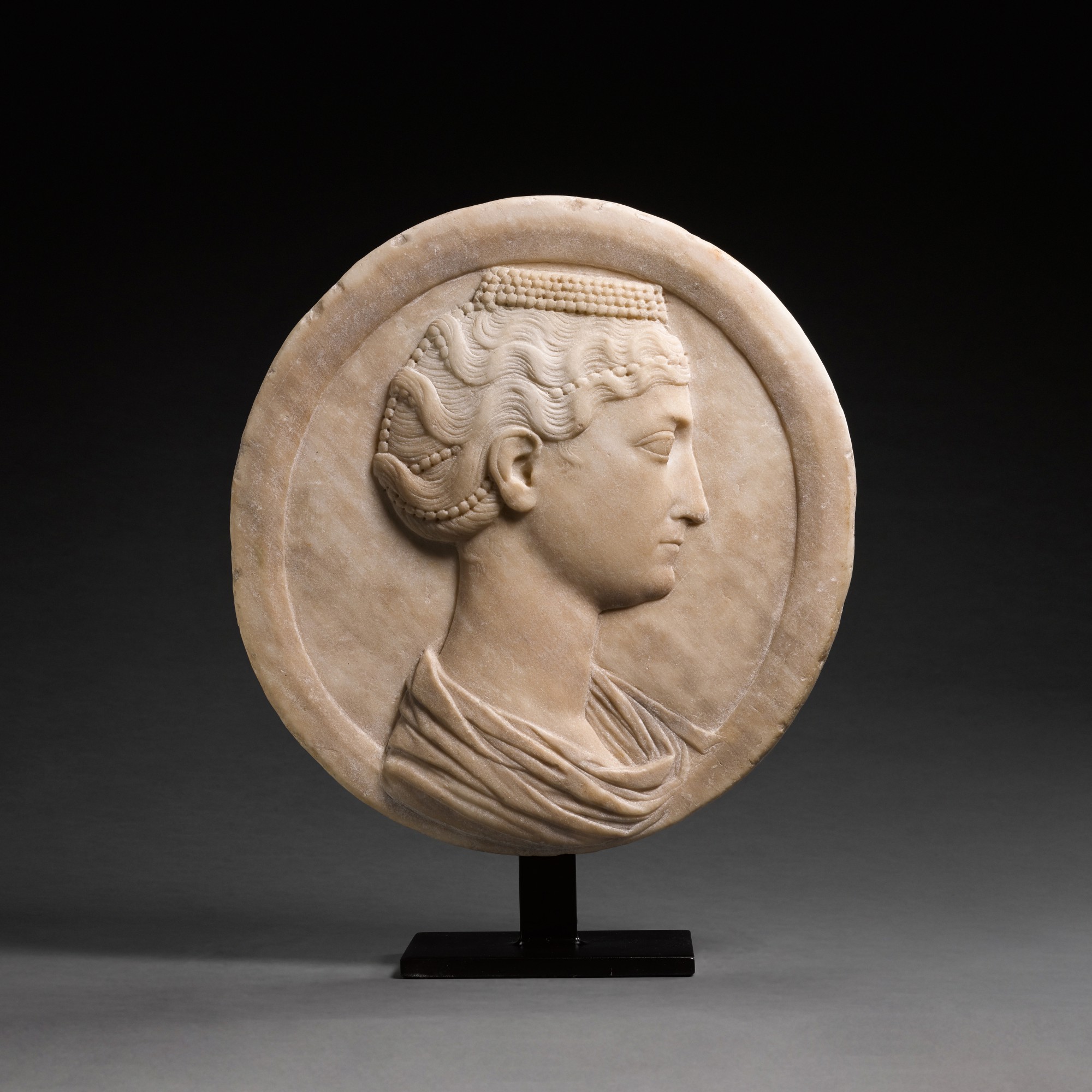 Roundel with a Portrait of the Empress Faustina the Elder | TOMASSO ...