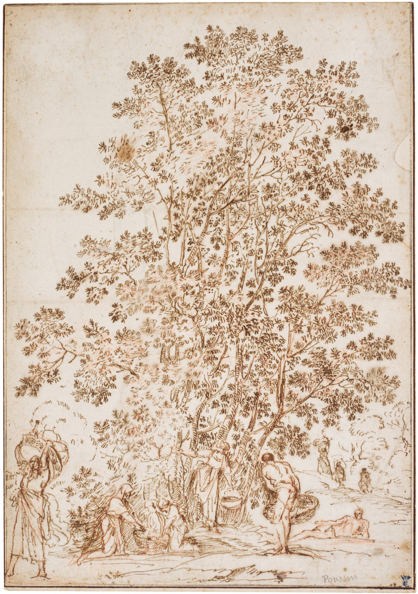 Figures under a Tree | Old Master and British Works on Paper, including ...