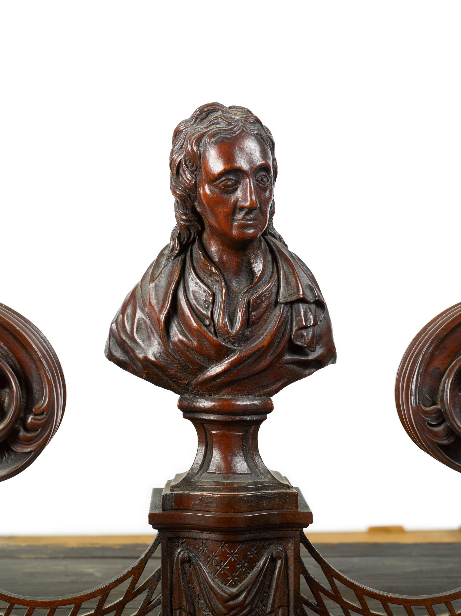 The Potts Family Chippendale Carved and Highly Figured Mahogany Scroll ...