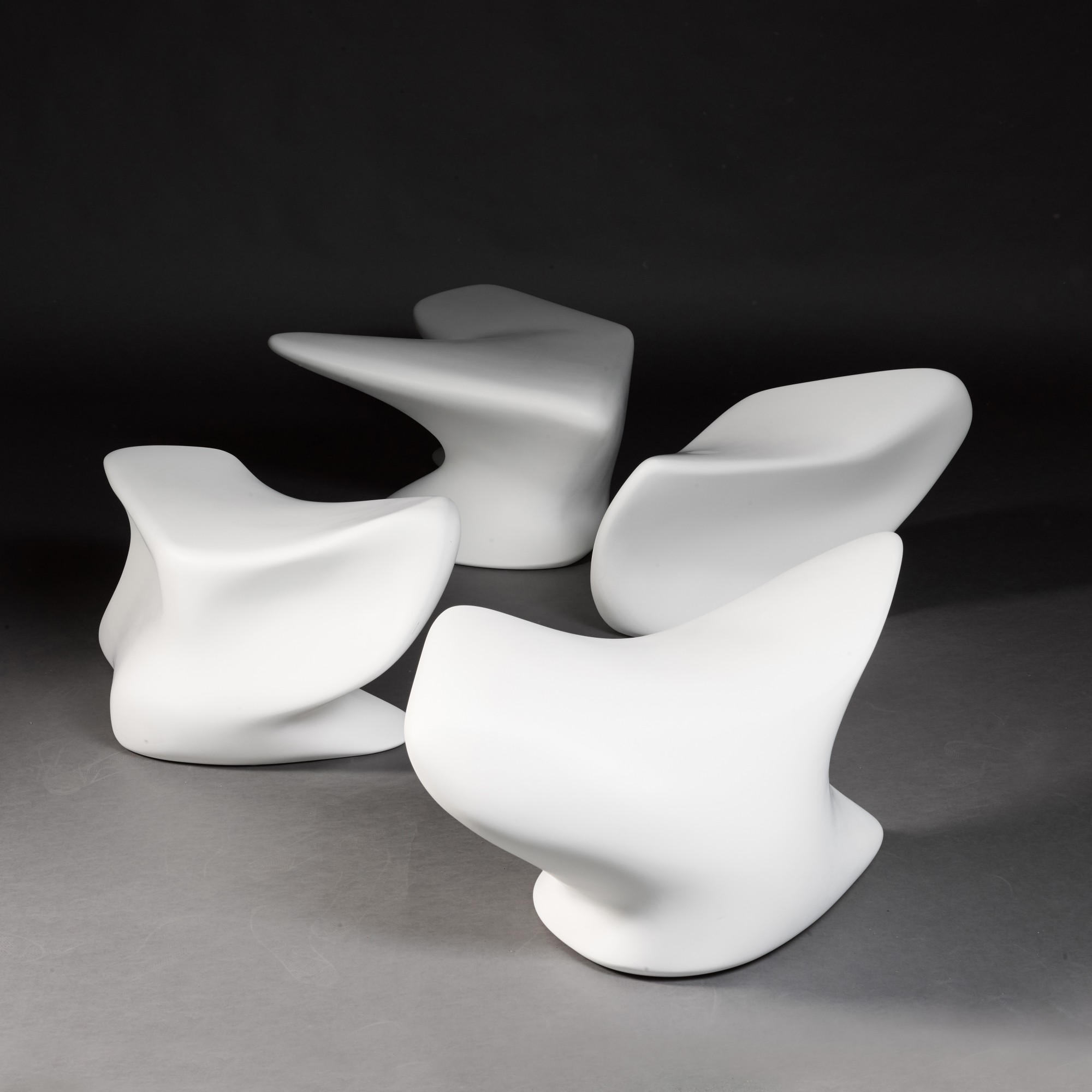 DAME ZAHA HADID, R.A. | 'NEKTON' STOOLS, FROM THE 'PRINCIPAL ...