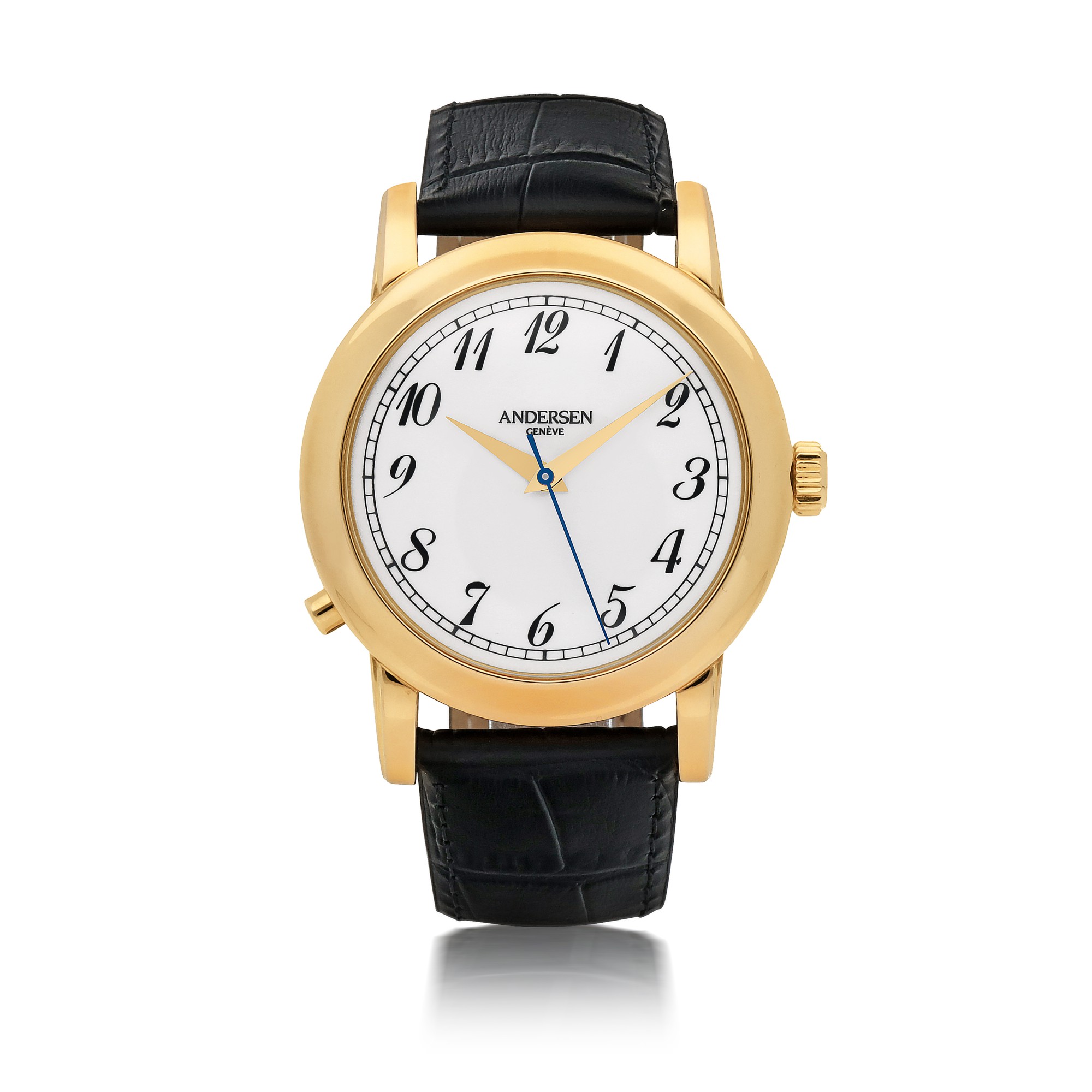 EROS CLASSIC NO. 70 YELLOW GOLD WRISTWATCH WITH EROTIC AUTOMATON CIRCA ...