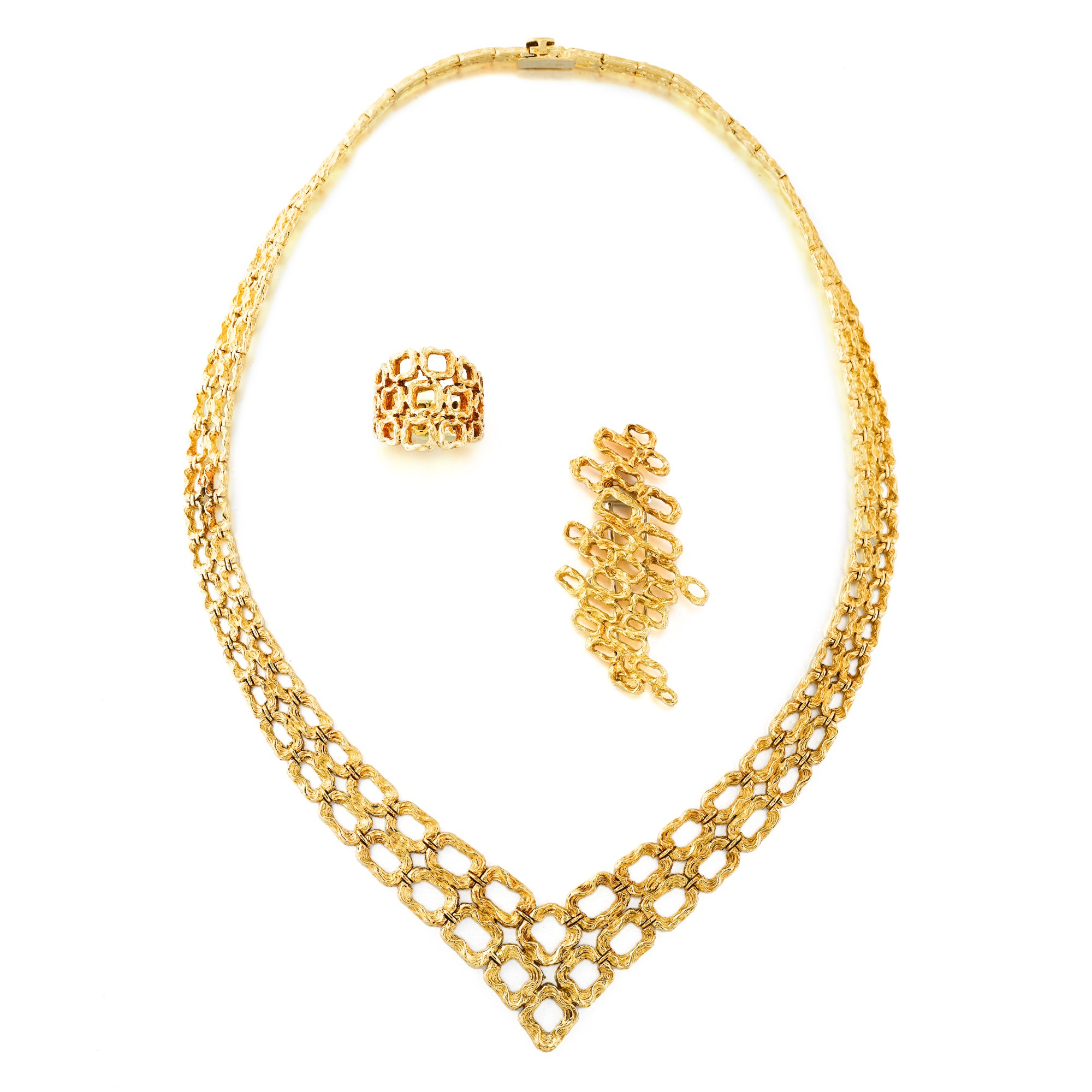 Gilbert Albert pour Omega | Parure or | Gold parure | Fine Jewels ...