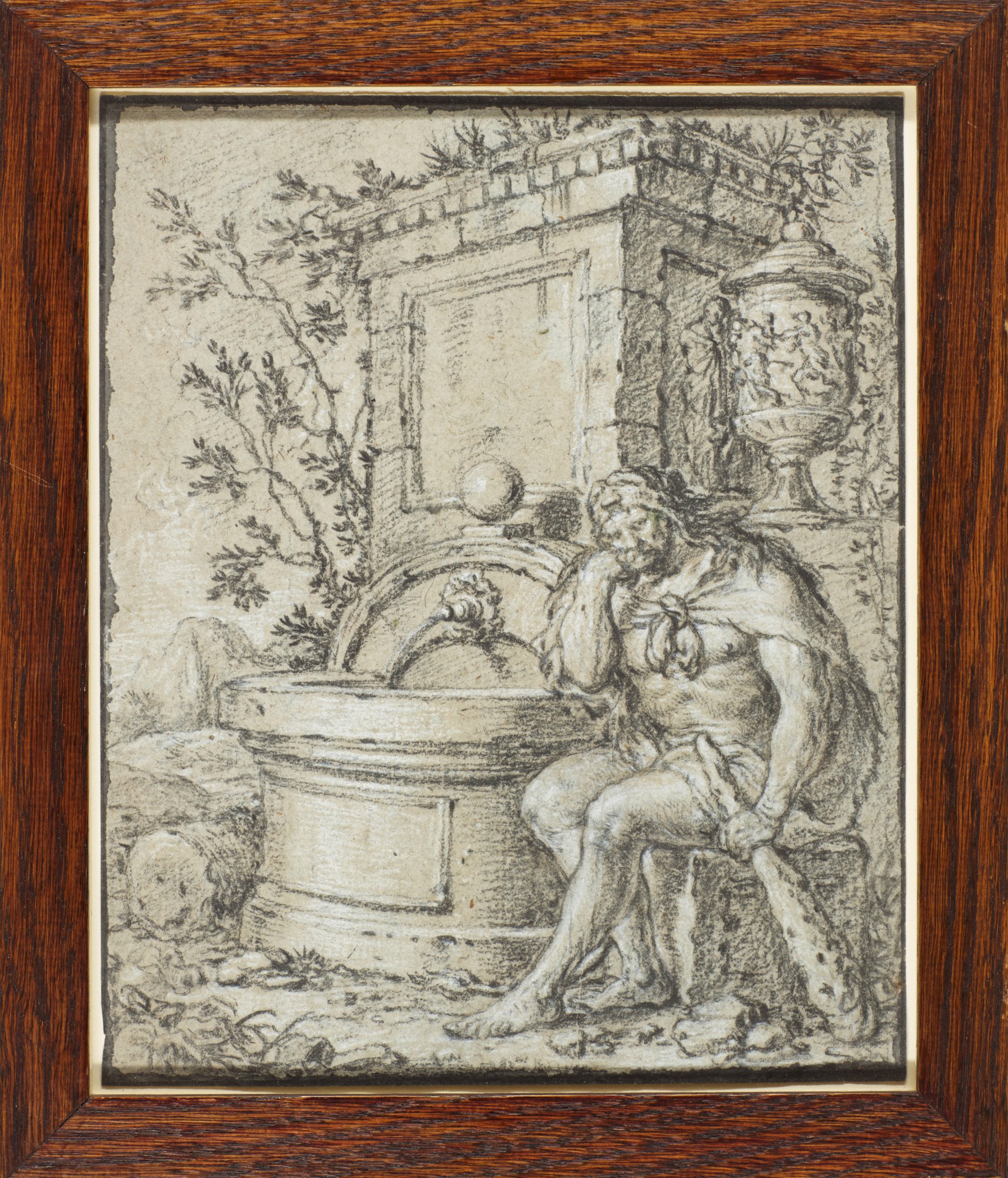 FRENCH SCHOOL, CIRCA 1700 | Hercules resting by a fountain | Old Master ...